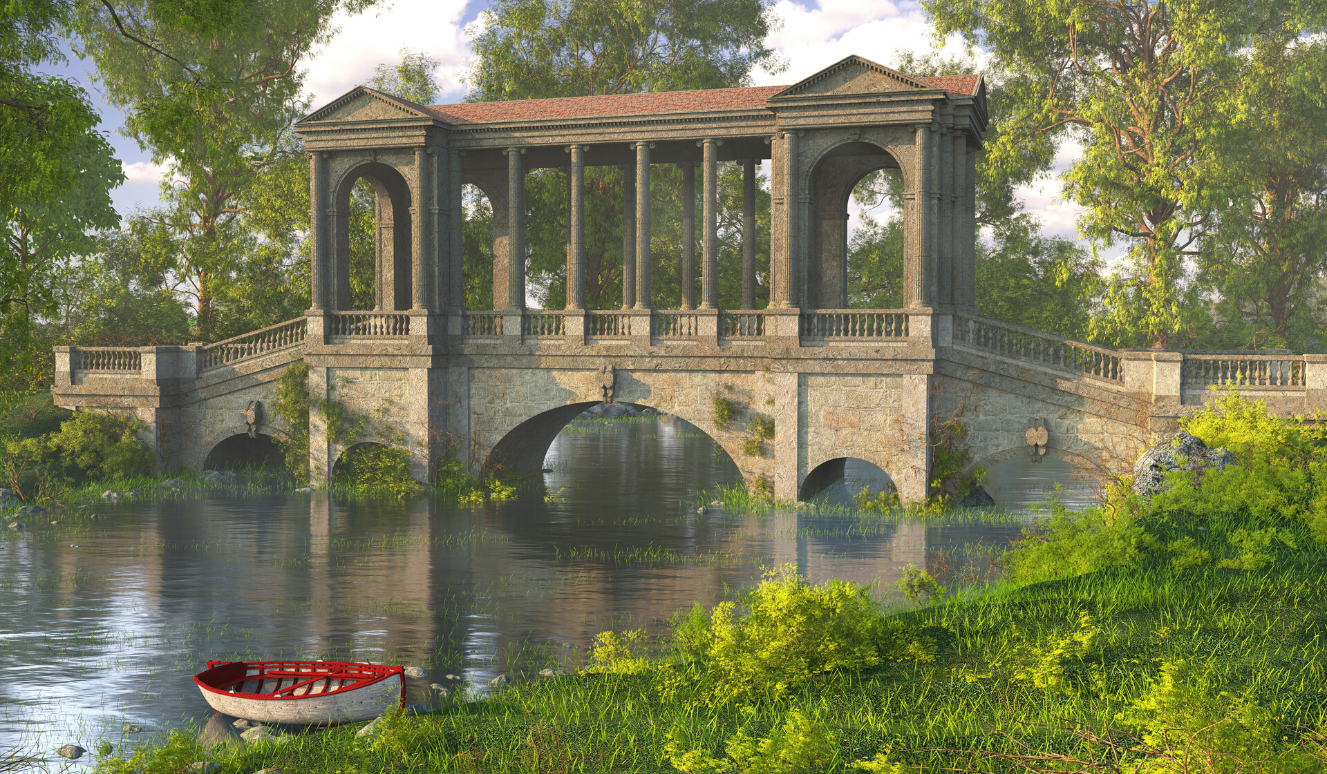 ArtStation - The Palladian Bridge