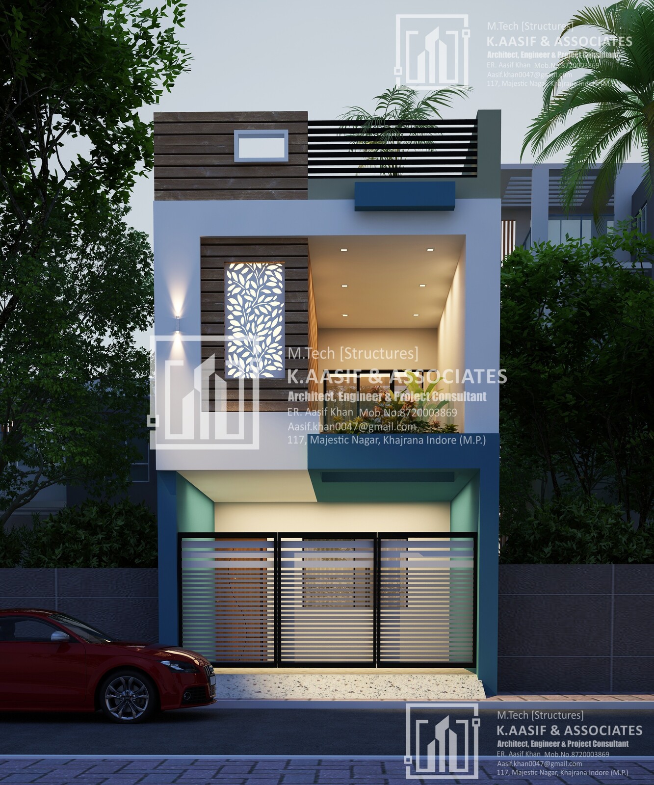 Aasif Khan - 15 feet Elevation design