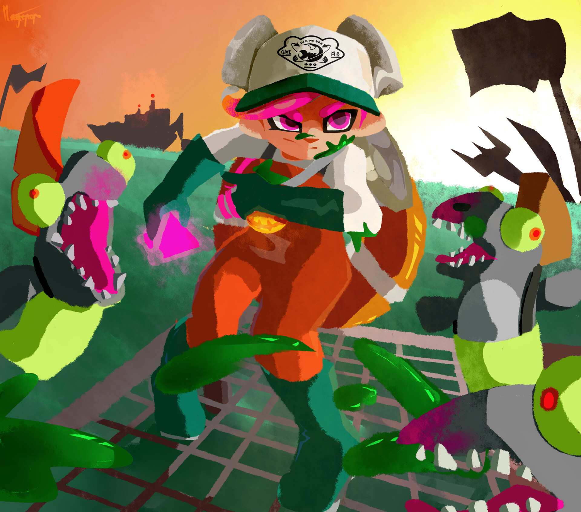 ArtStation - Salmon run