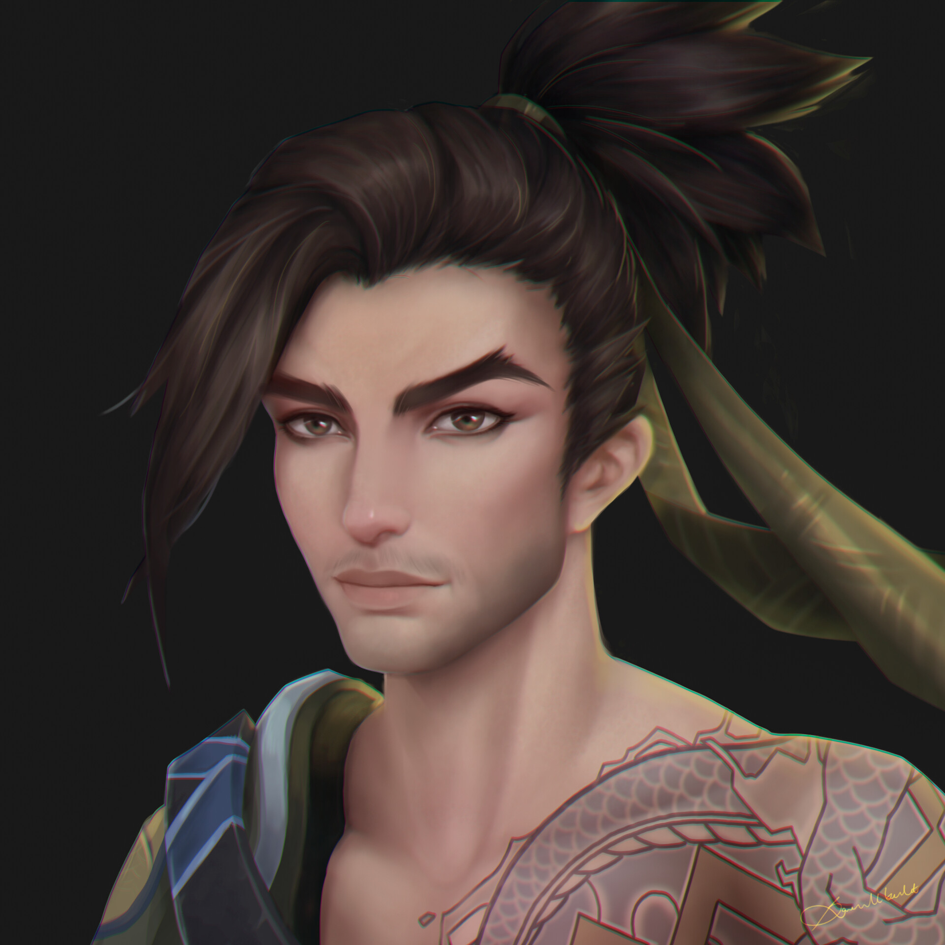 ArtStation - Young Hanzo Overwatch Fan Art