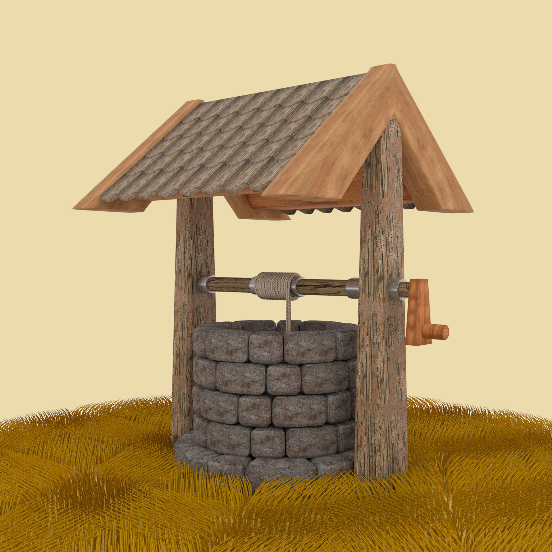 ArtStation - Well Modeling