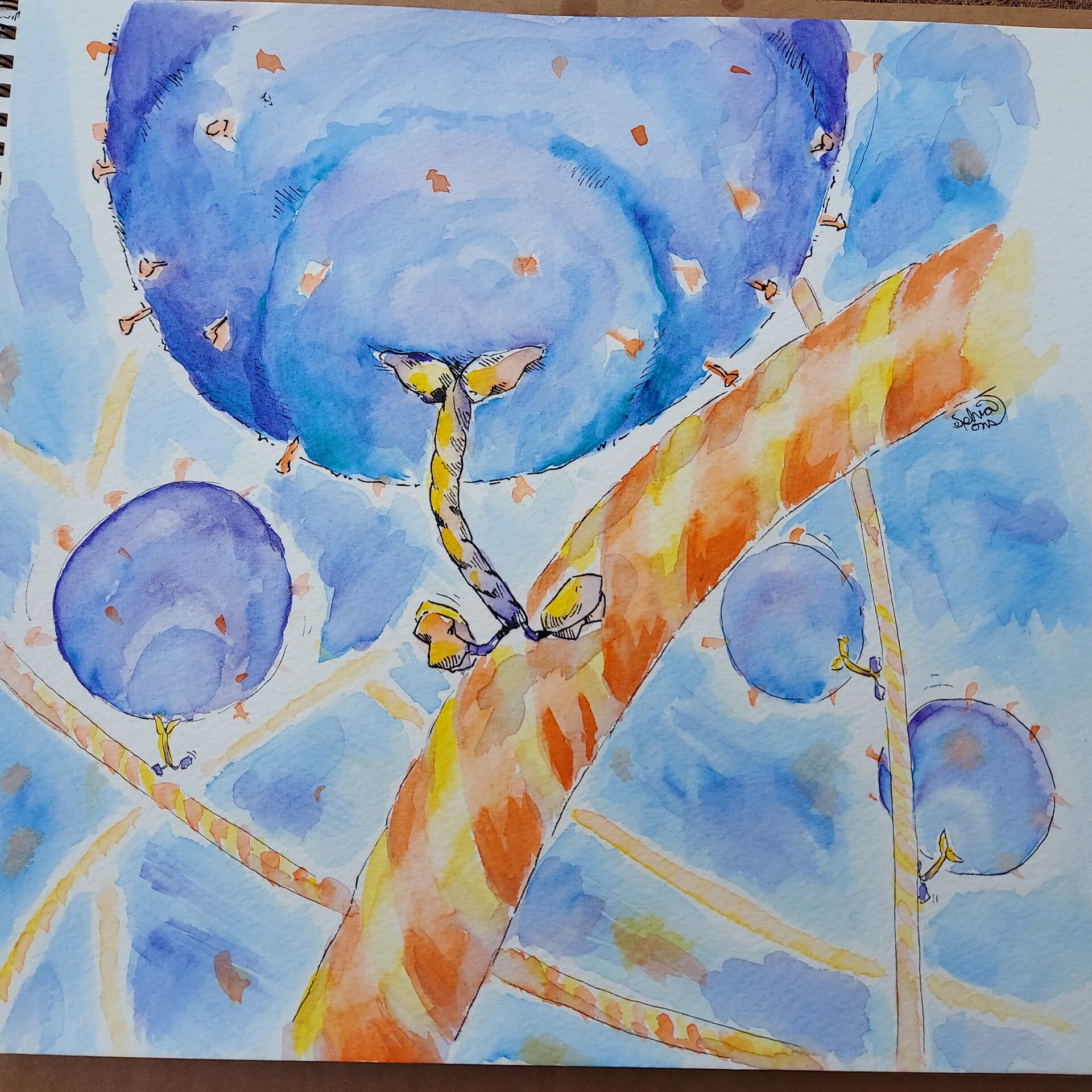 Sophia - Kinesin Watercolor