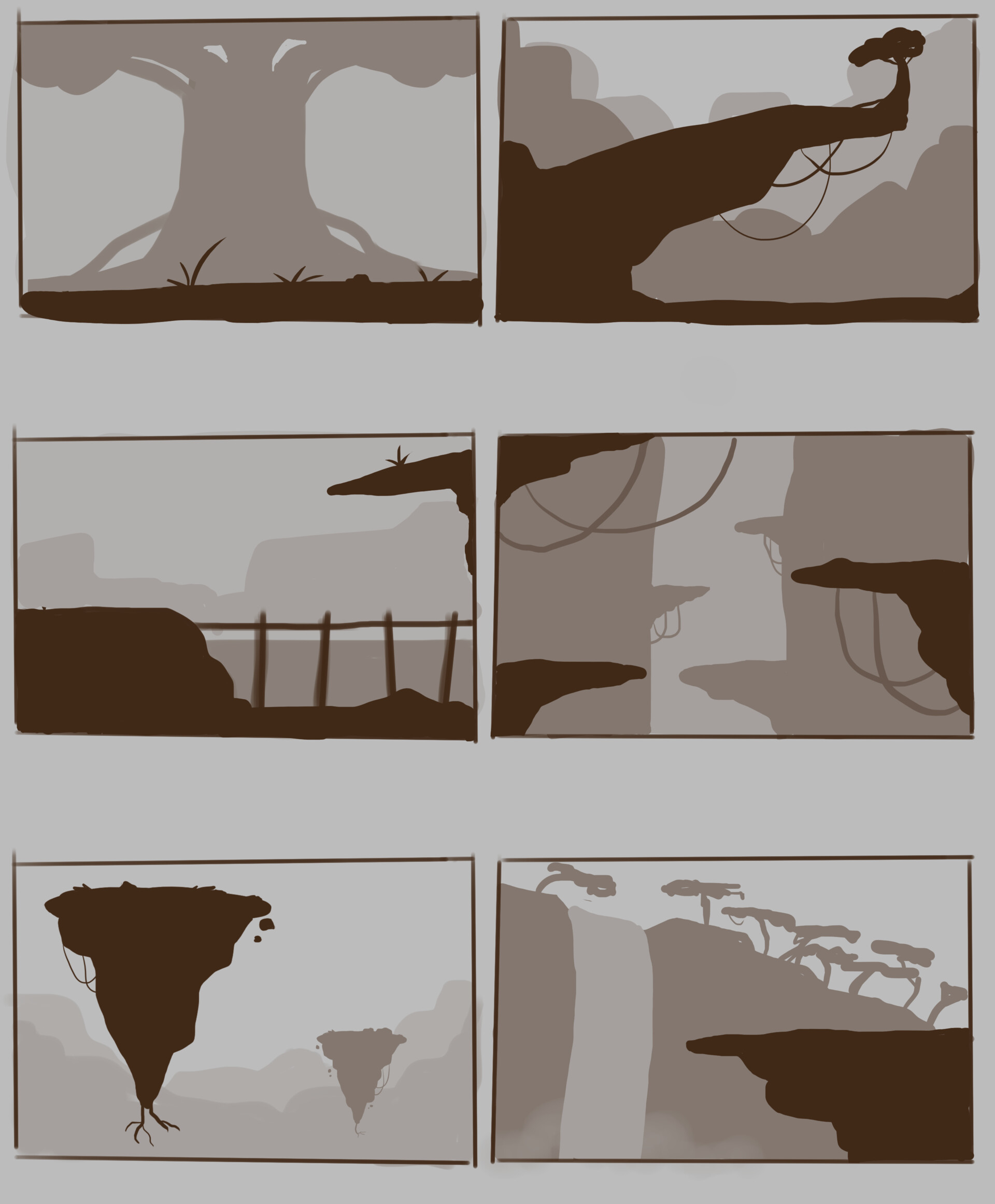 ArtStation - 2D Game Environment Concepts