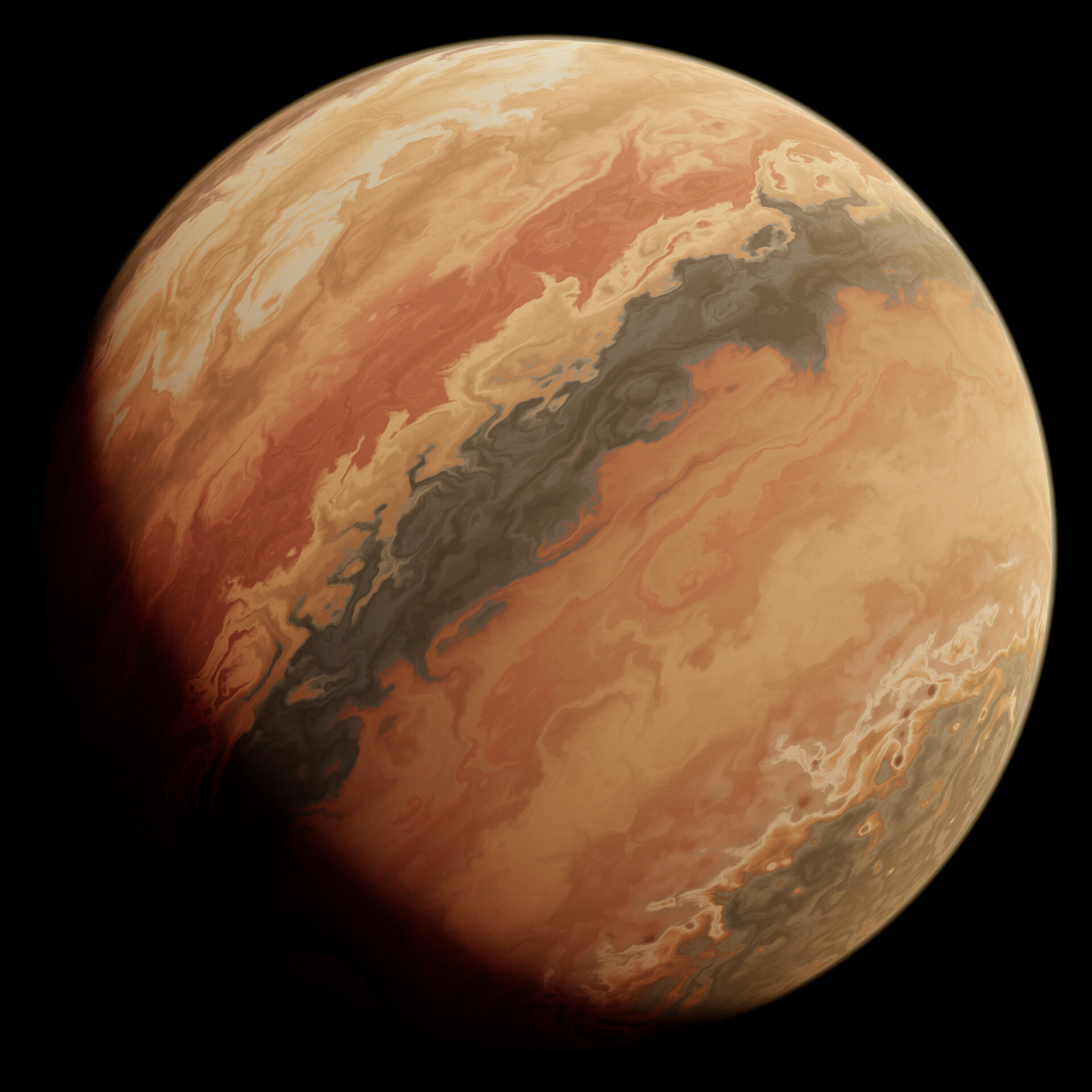 gas giant surface texture