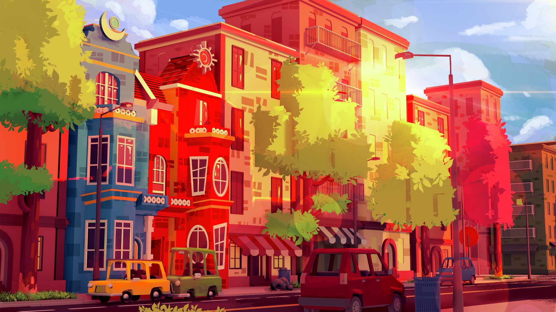 ArtStation - Sun and Moon House - Visual Development