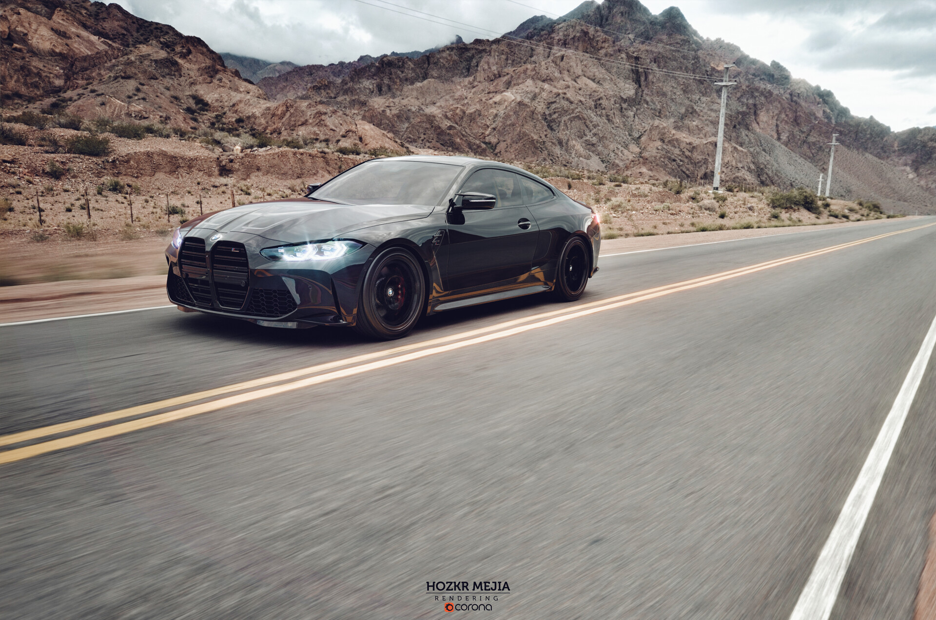 ArtStation - BMW M4 2021 Rendering