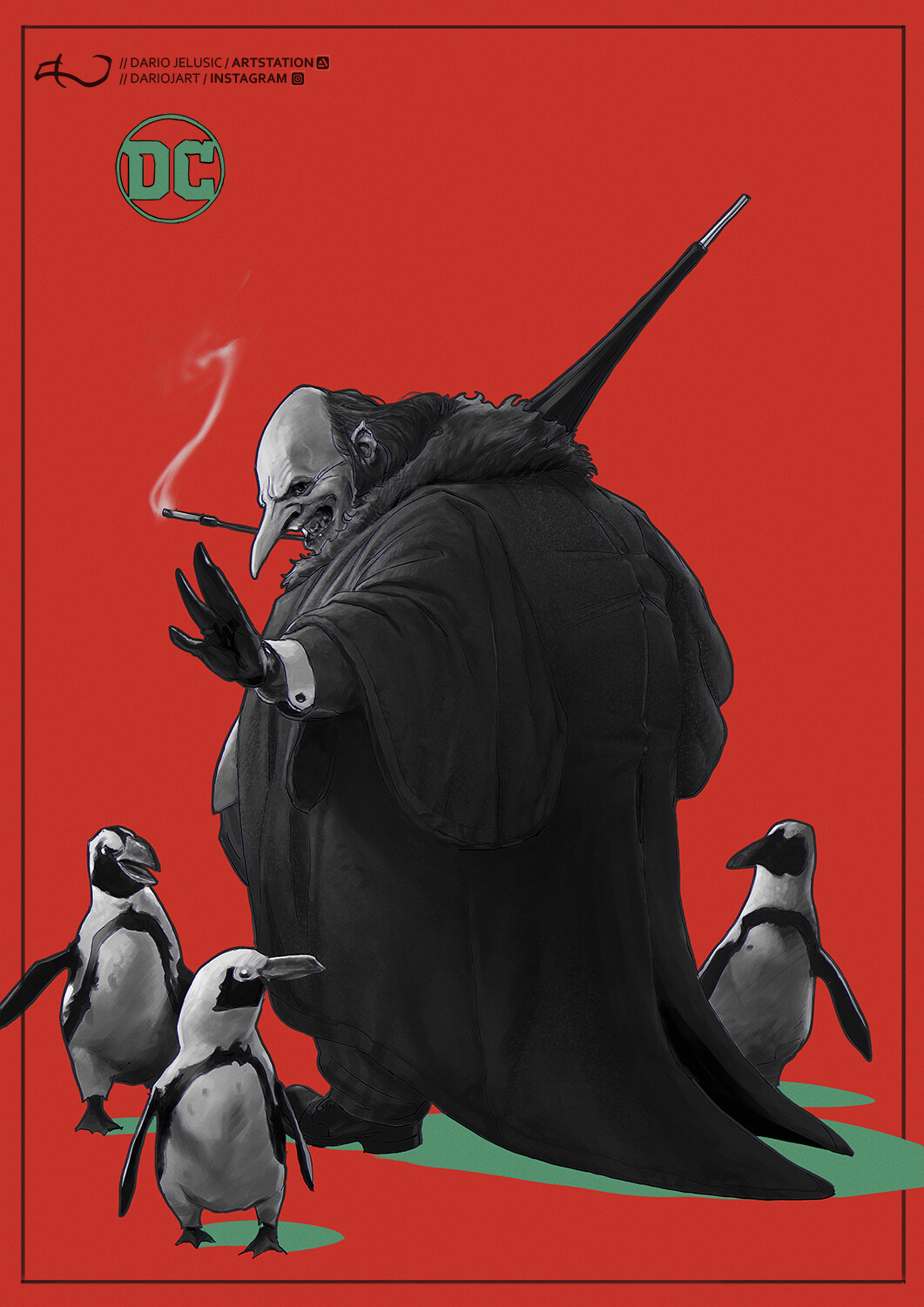 Dario Jelusic - Penguin - DC Fan Art