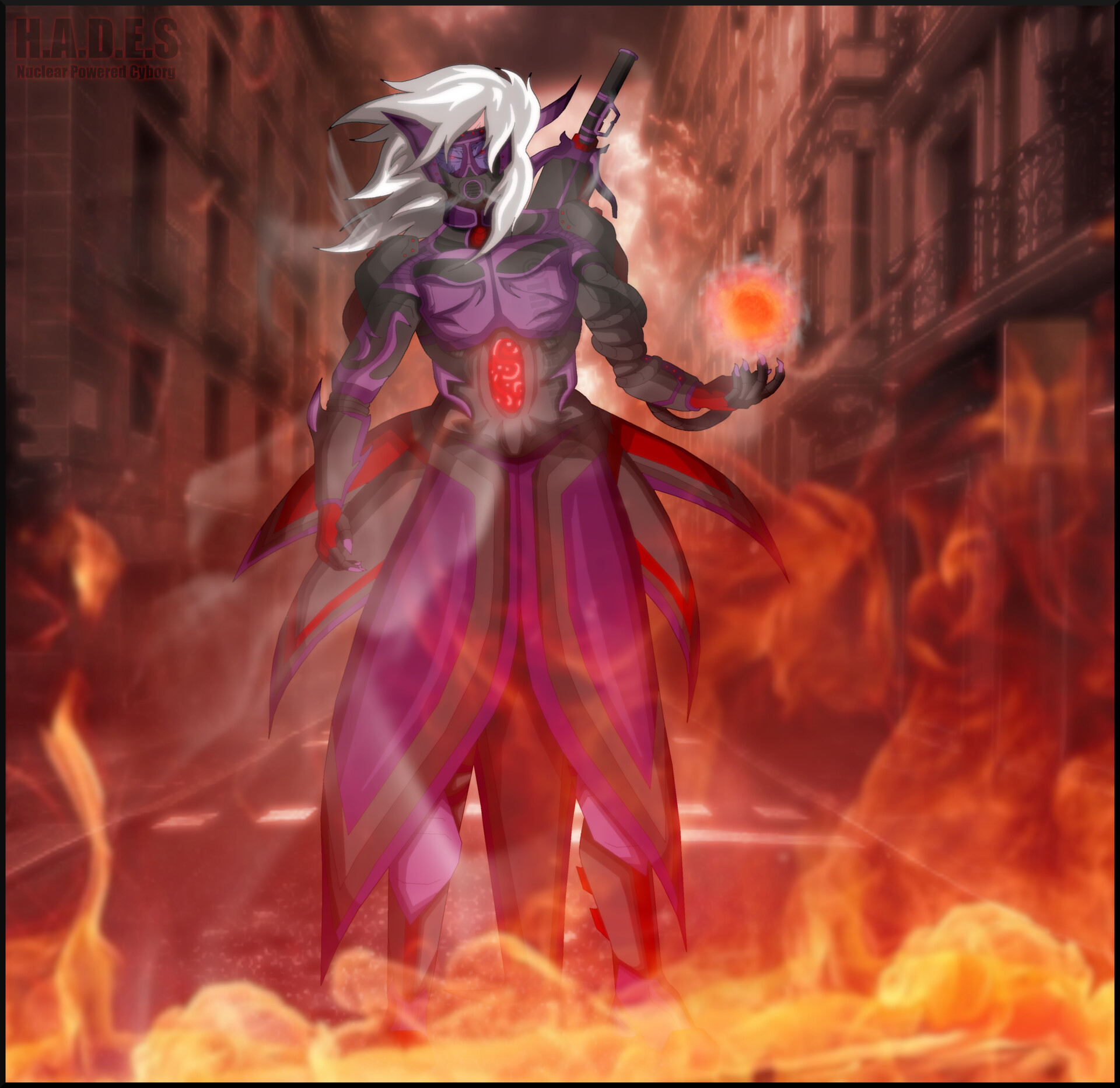 ArtStation - H.A.D.E.S - Nuclear Powered Cyborg