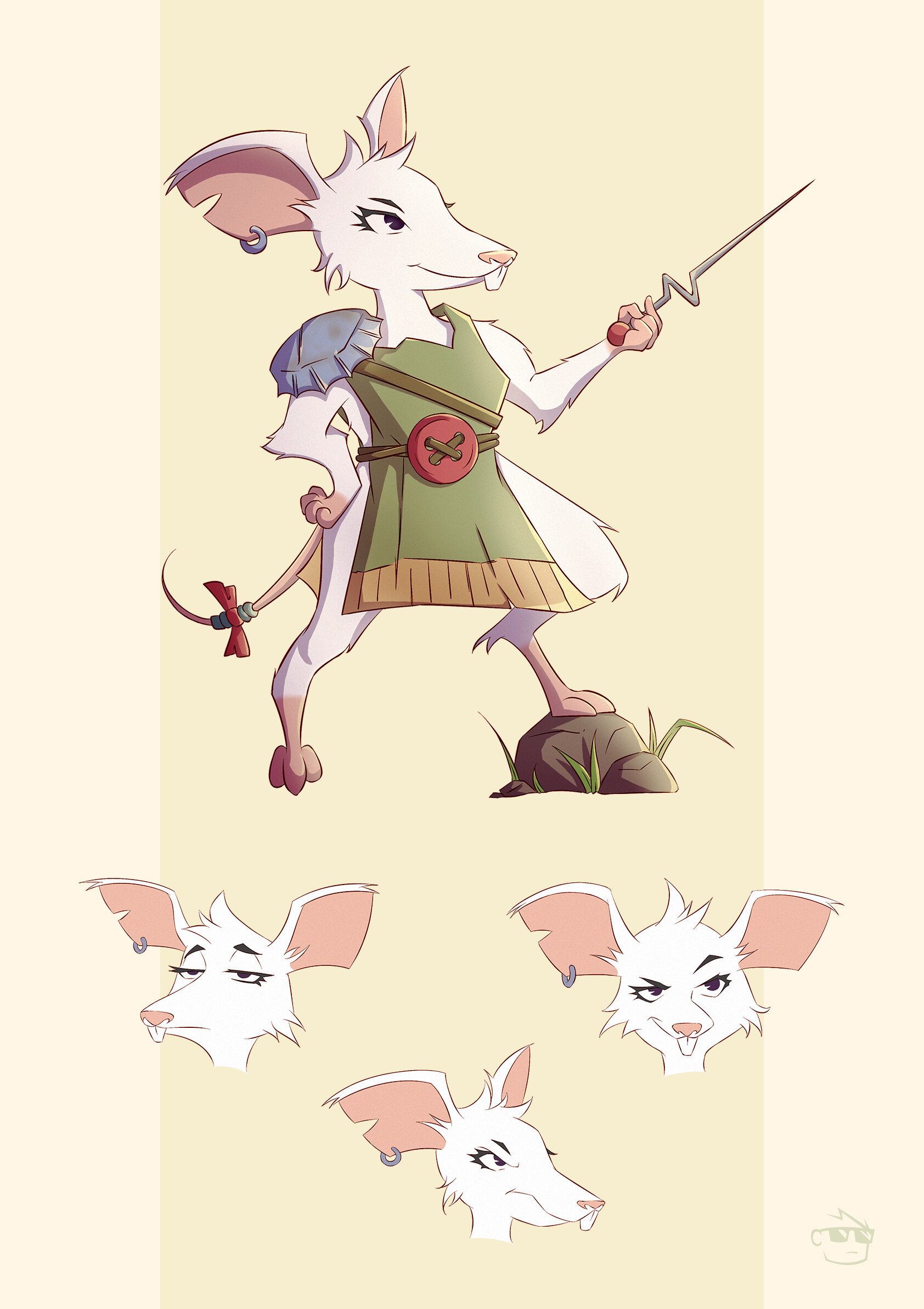 ArtStation - Mouse Warrior | Character Design