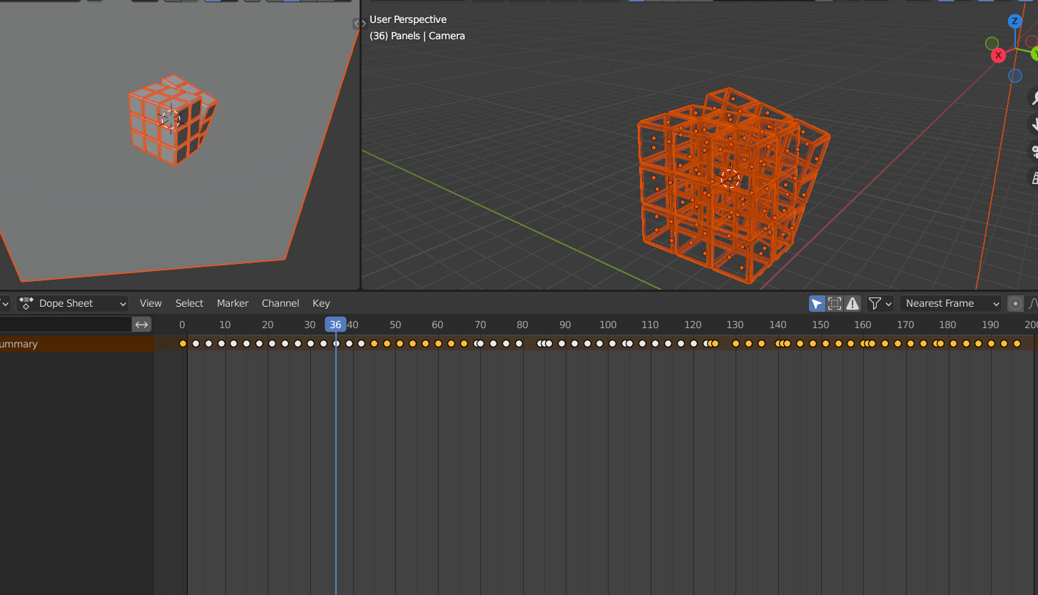 Gustavo Martinez - Rubik's cube animation