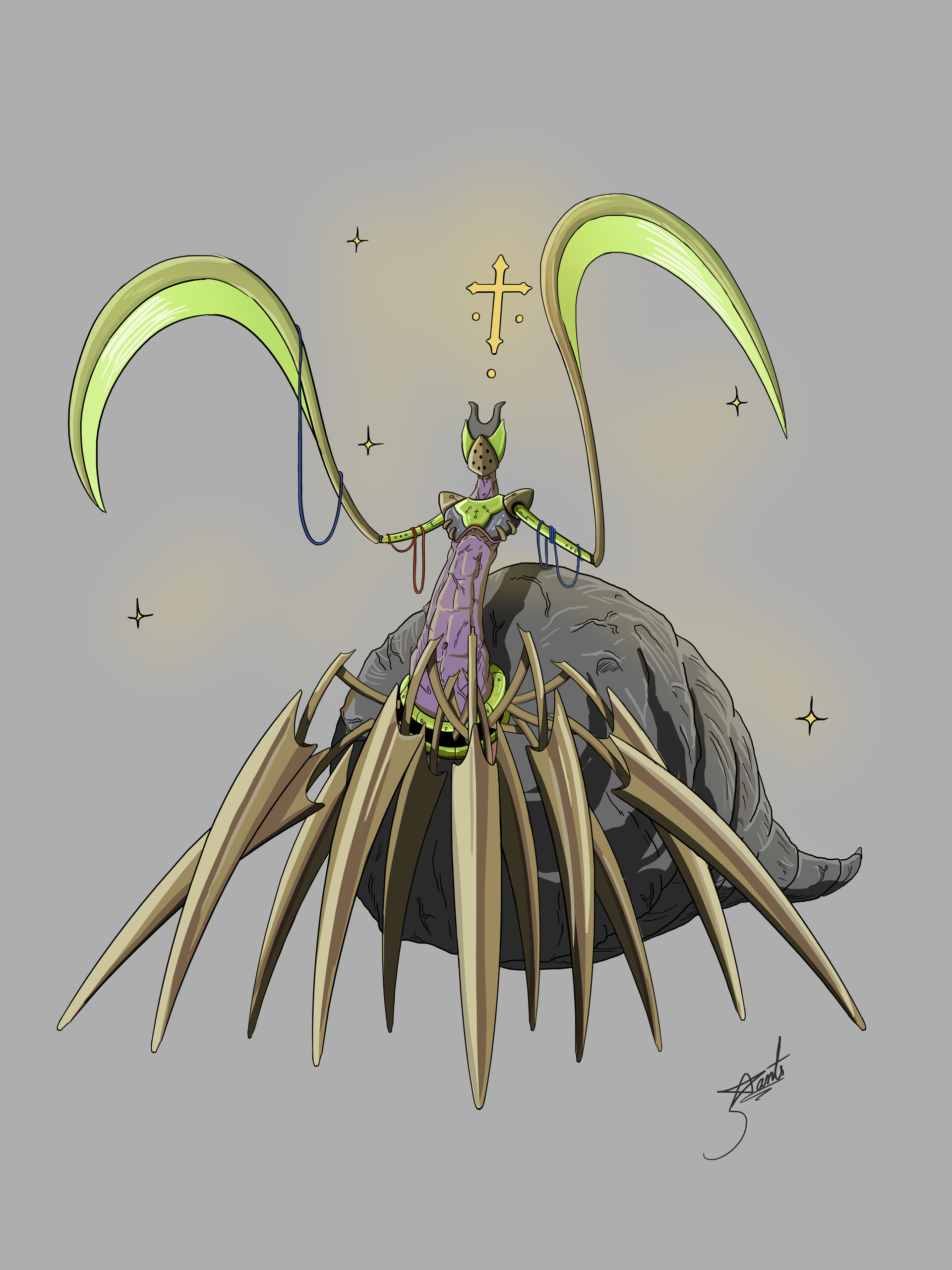 ArtStation - Celestial Mechamantis