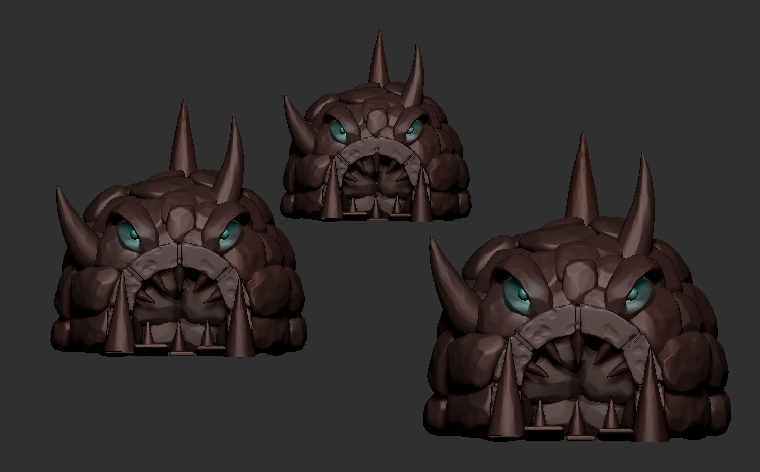 ArtStation - stone cave stylized