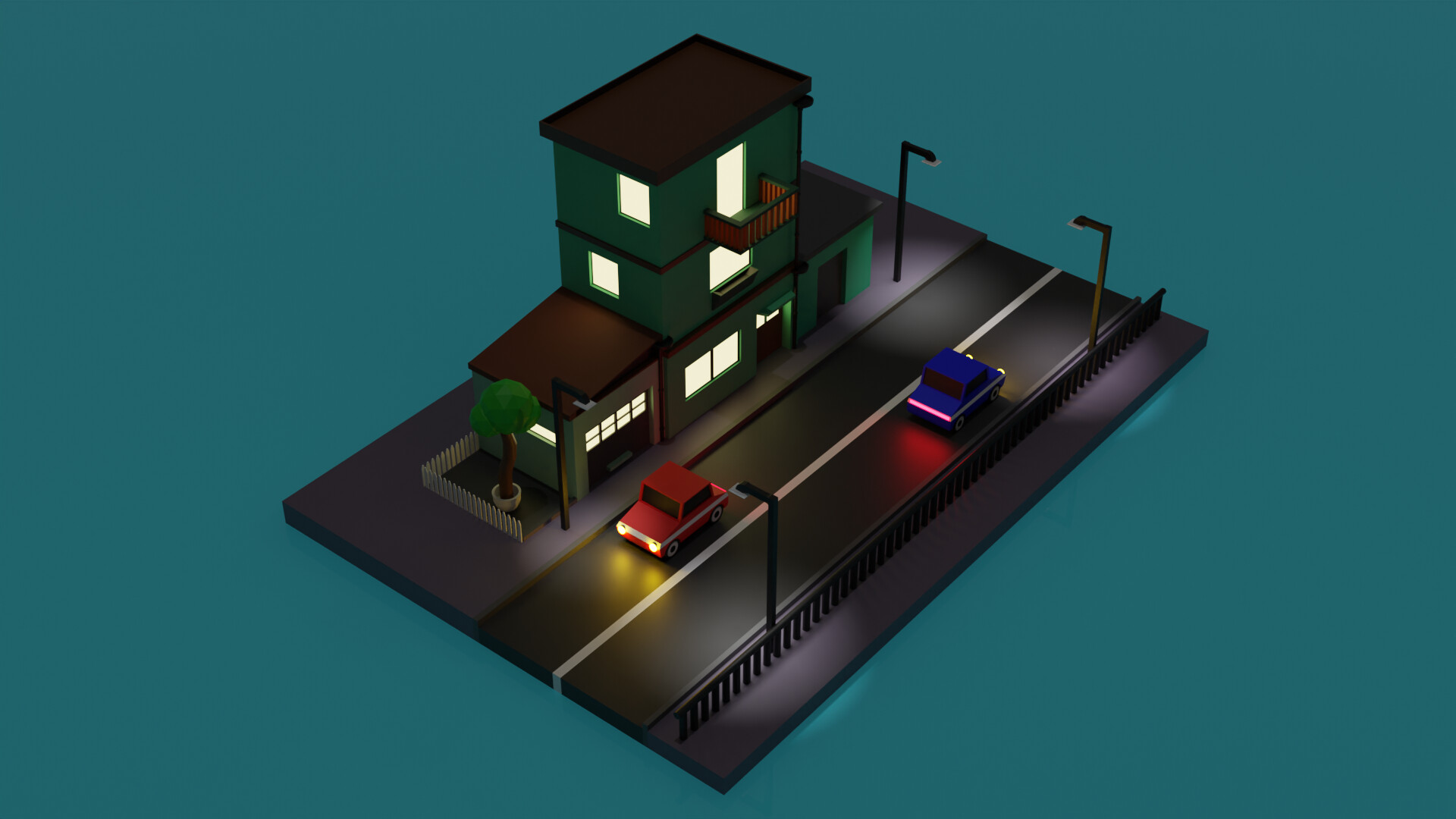 ArtStation - Low Poly Home