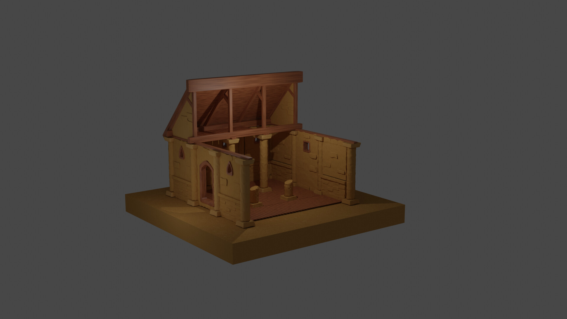 ArtStation - Roman Cottage