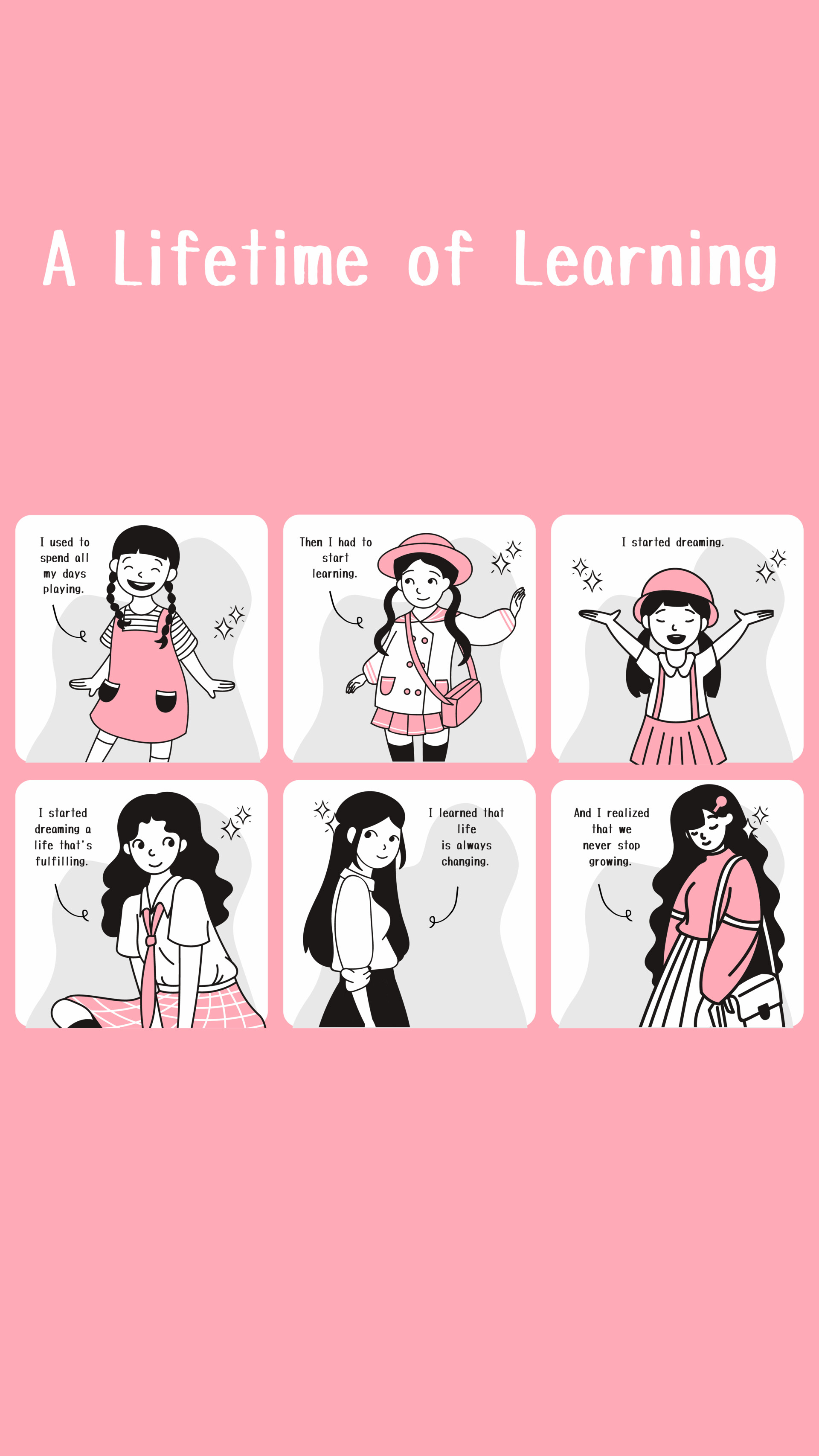 ArtStation - A lifetime of learning | Cute & funny comics about being a ...