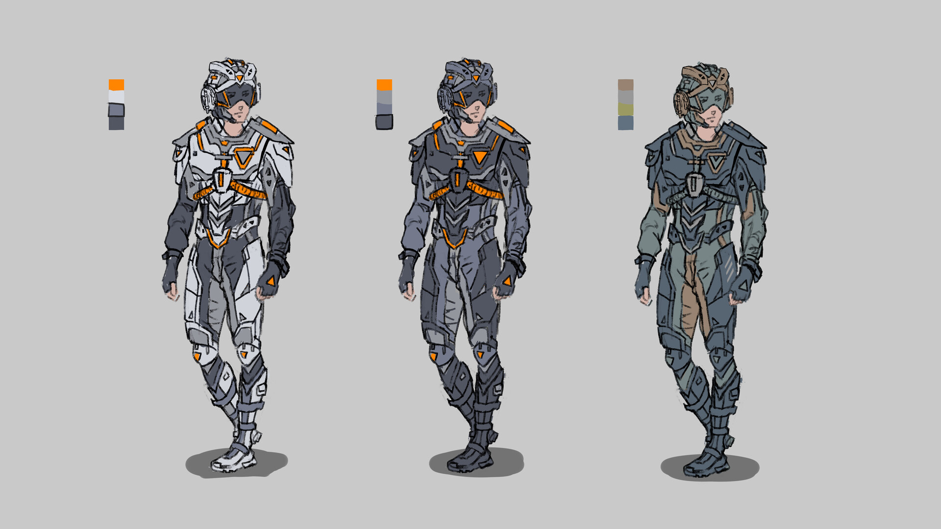 ArtStation - Cosplay Suit Turnaround