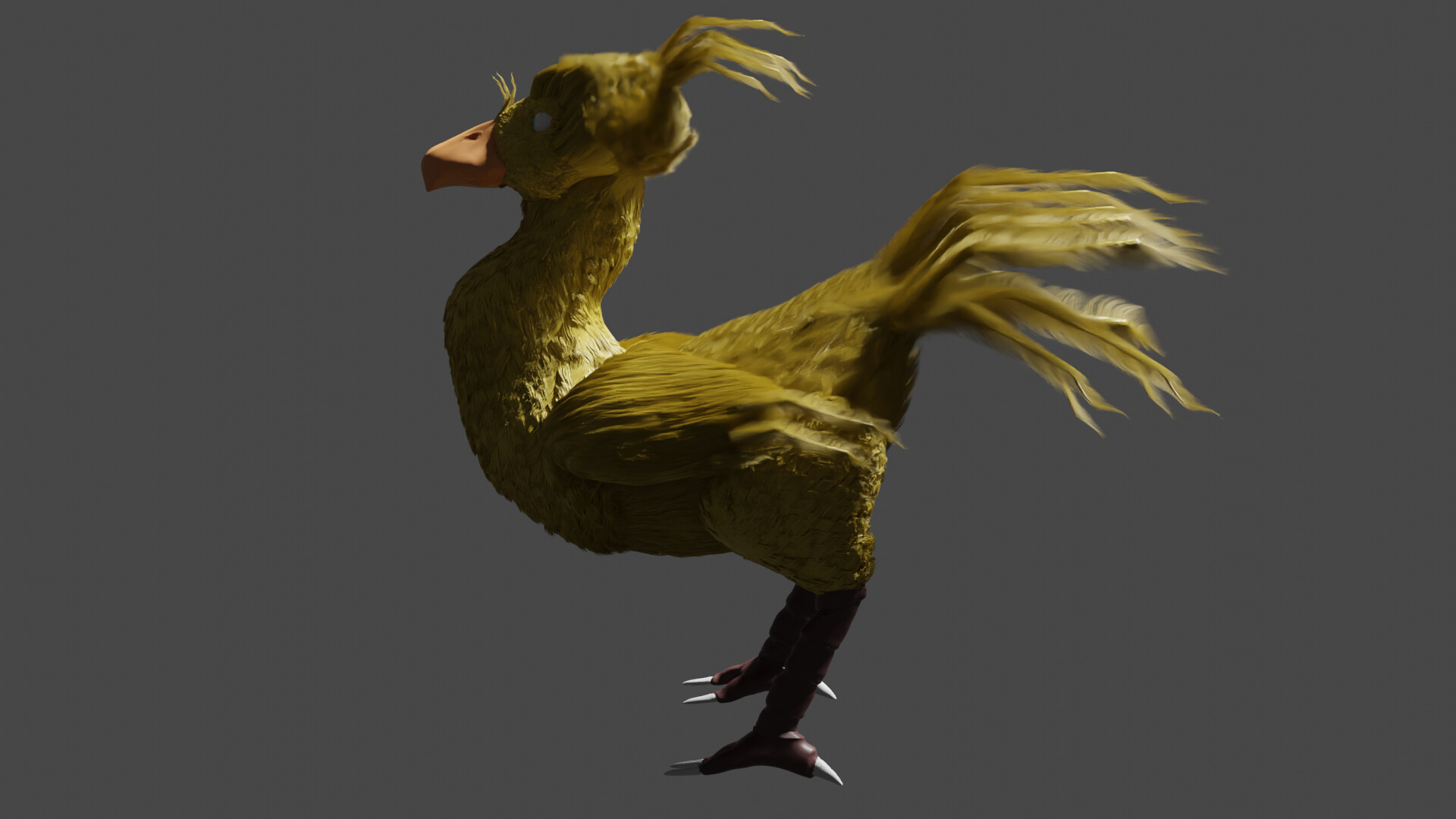 ArtStation - Sculpt Chocobo 3D on Blender