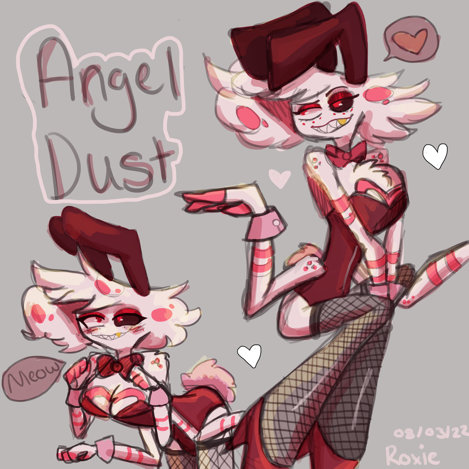 Artstation Angel Dust {hazbin Hotel}