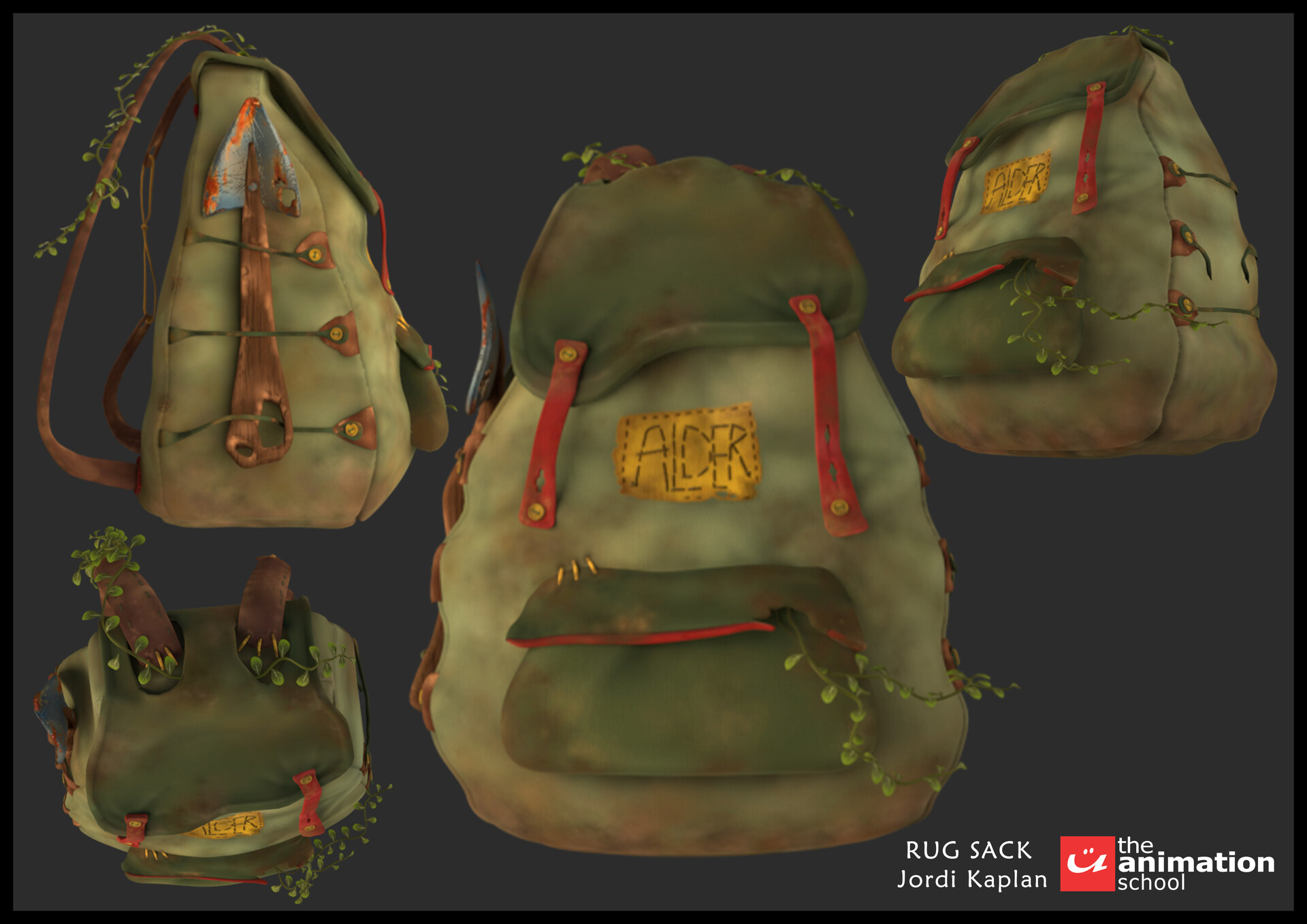 ArtStation - Backpack prop