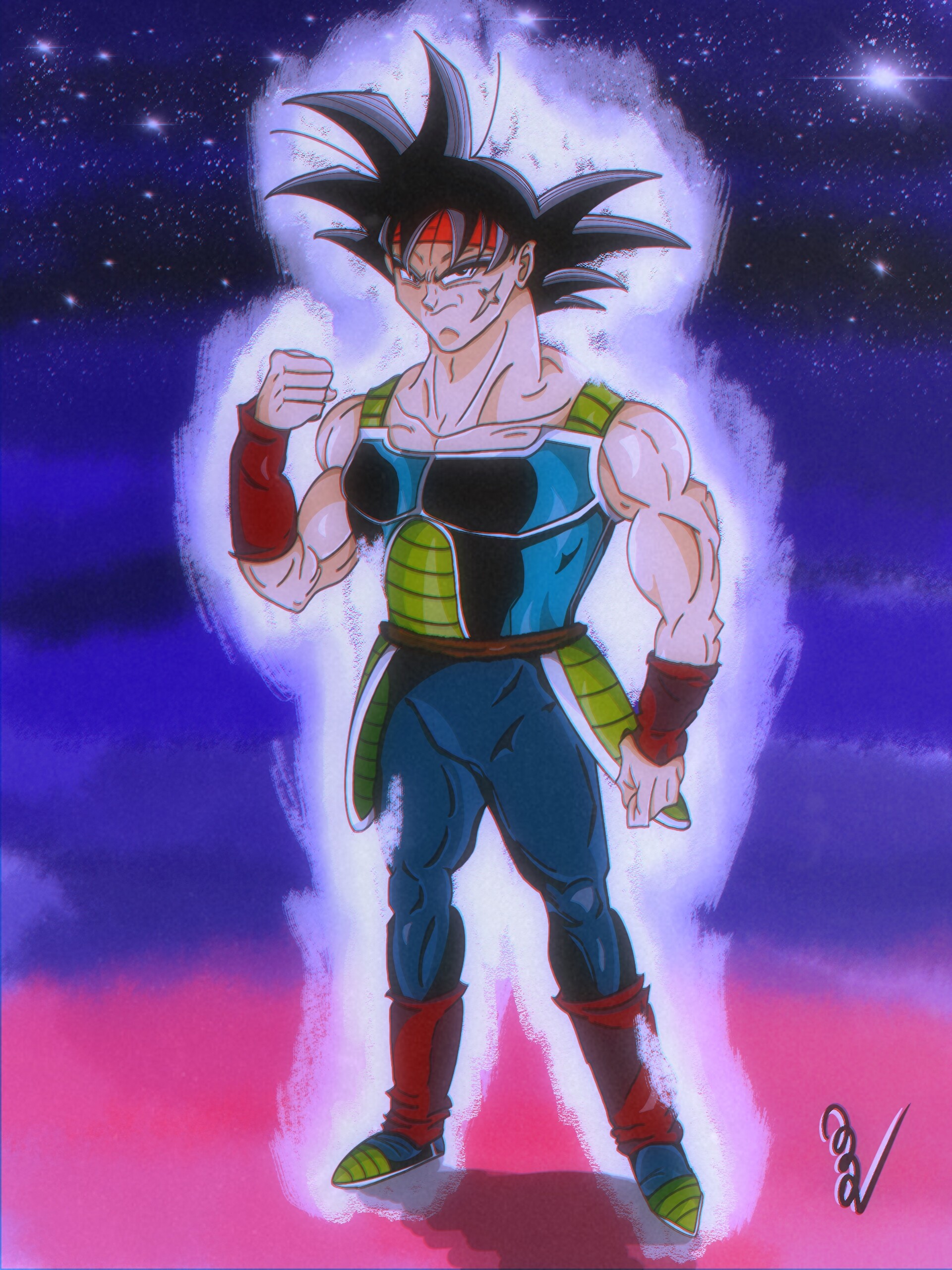 ArtStation - Retro Bardock Portrait