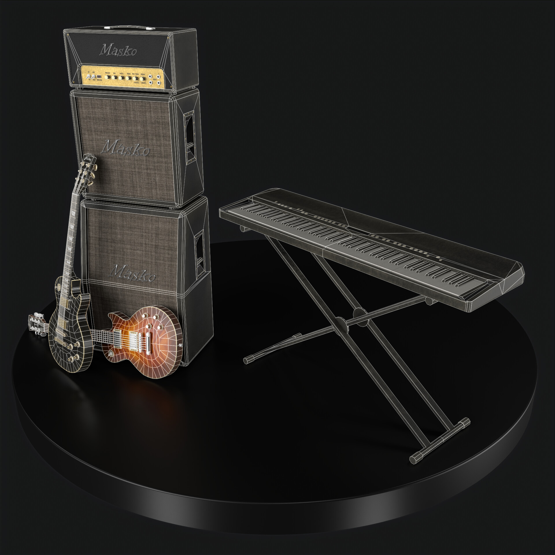 Alexander Thieme - Portfolio - Environment Props (For School Game Project)