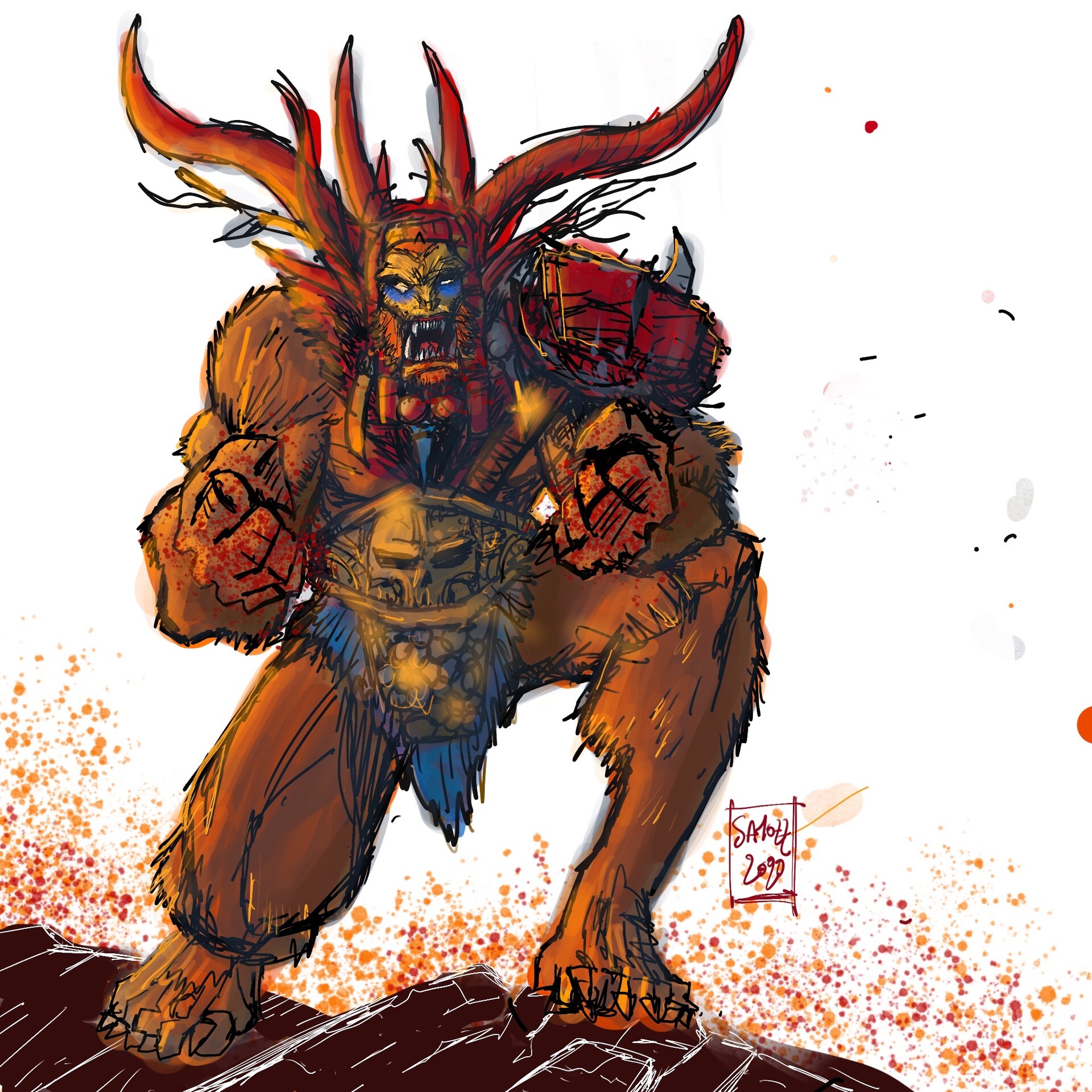ArtStation - Beastman redesign