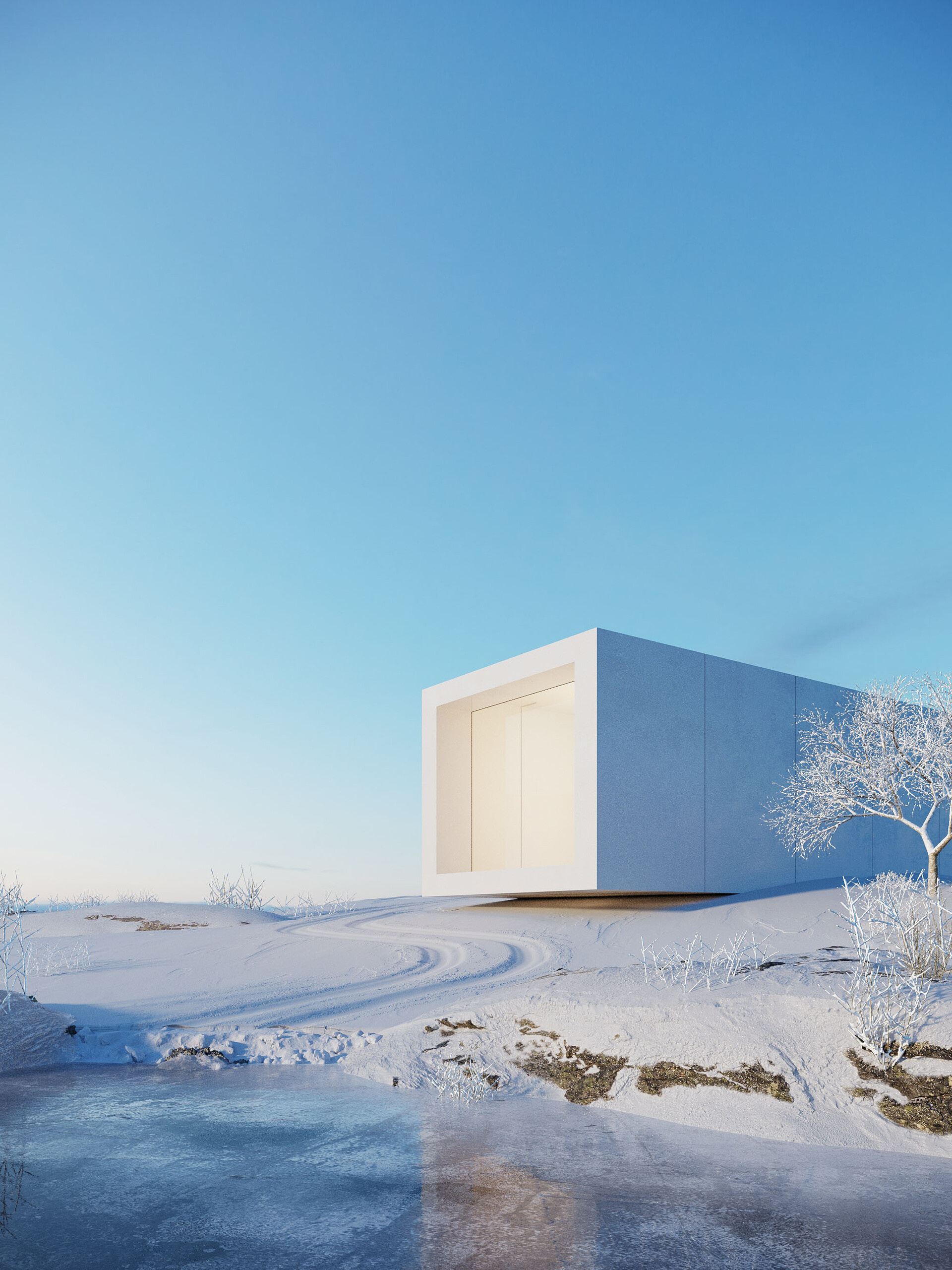 ArtStation - Winter house