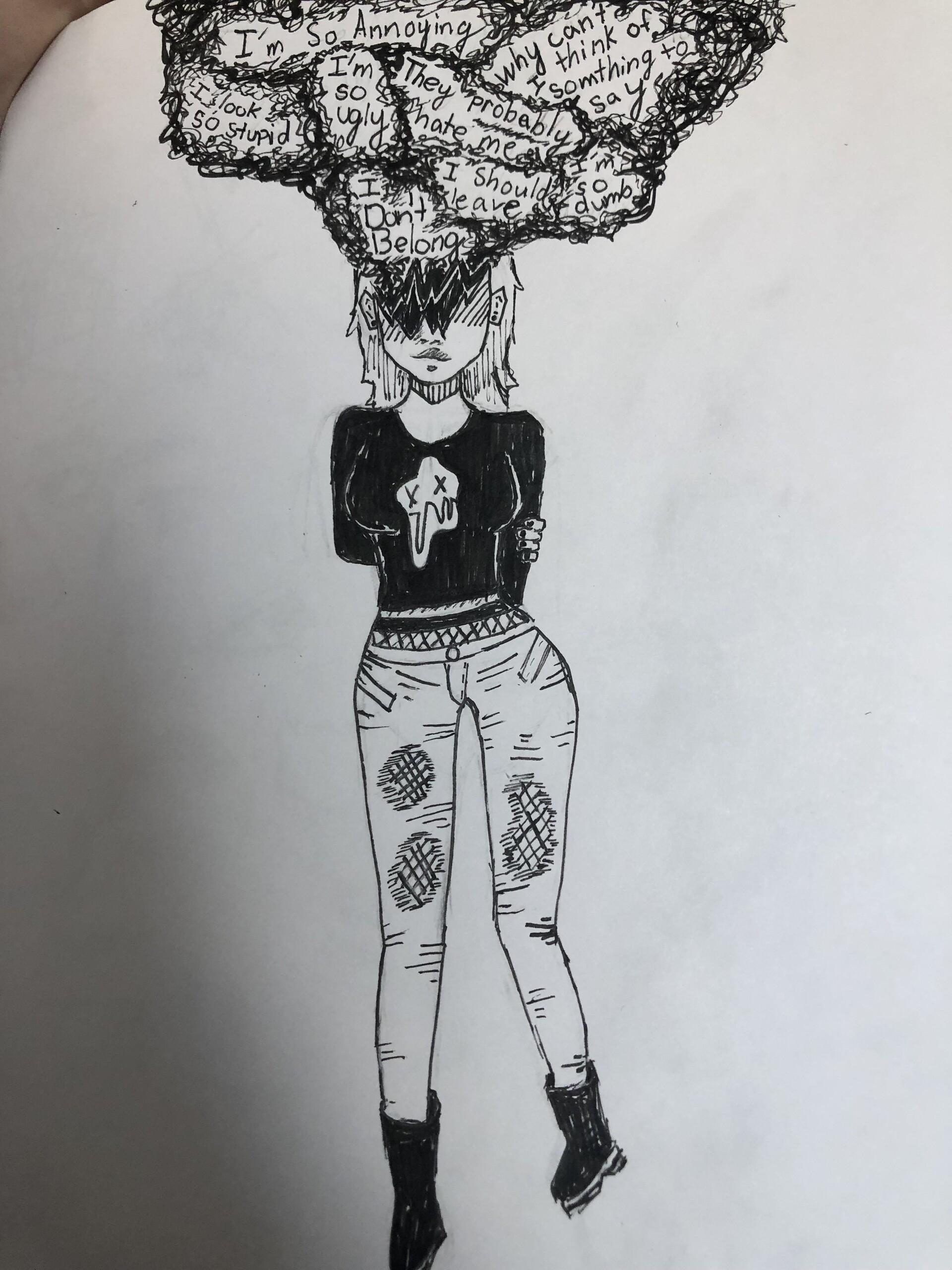 ArtStation - Introverts insecurities