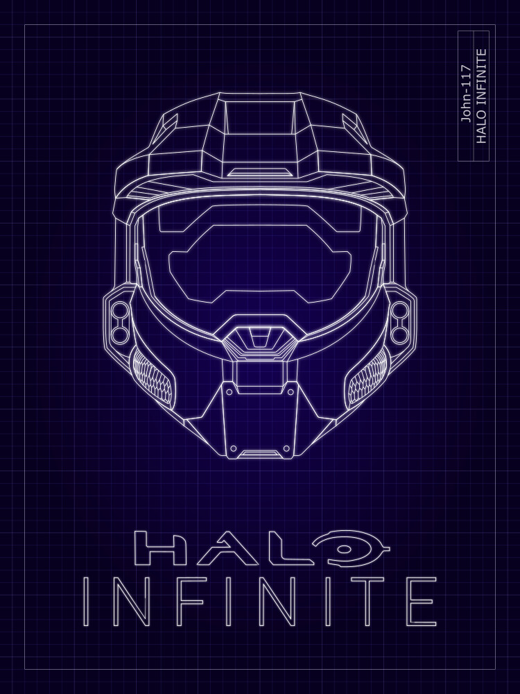 Master Chief Helmet Blueprints