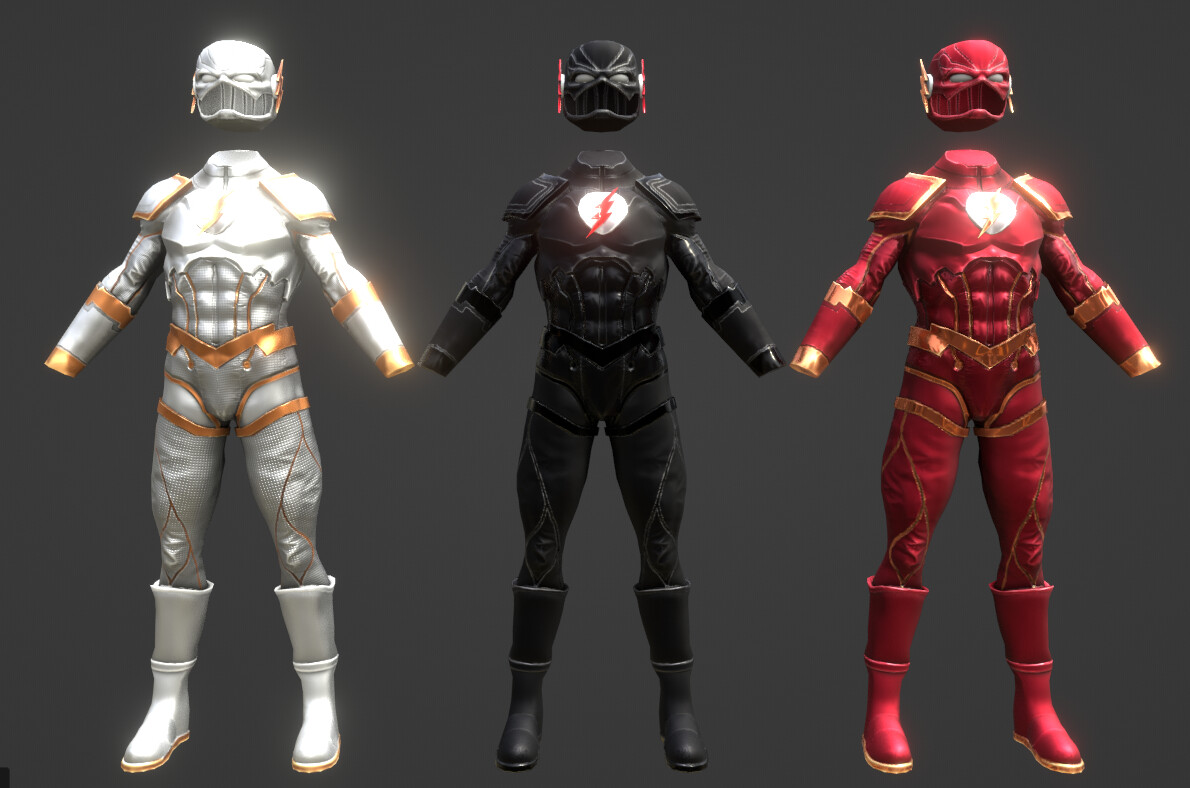 ArtStation - ROBLOX Flash Suit - LC