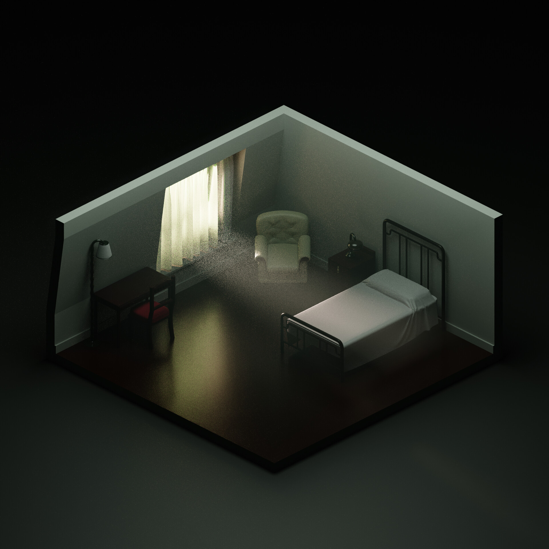 ArtStation - [The Handmaid's Tale] Offred's Room