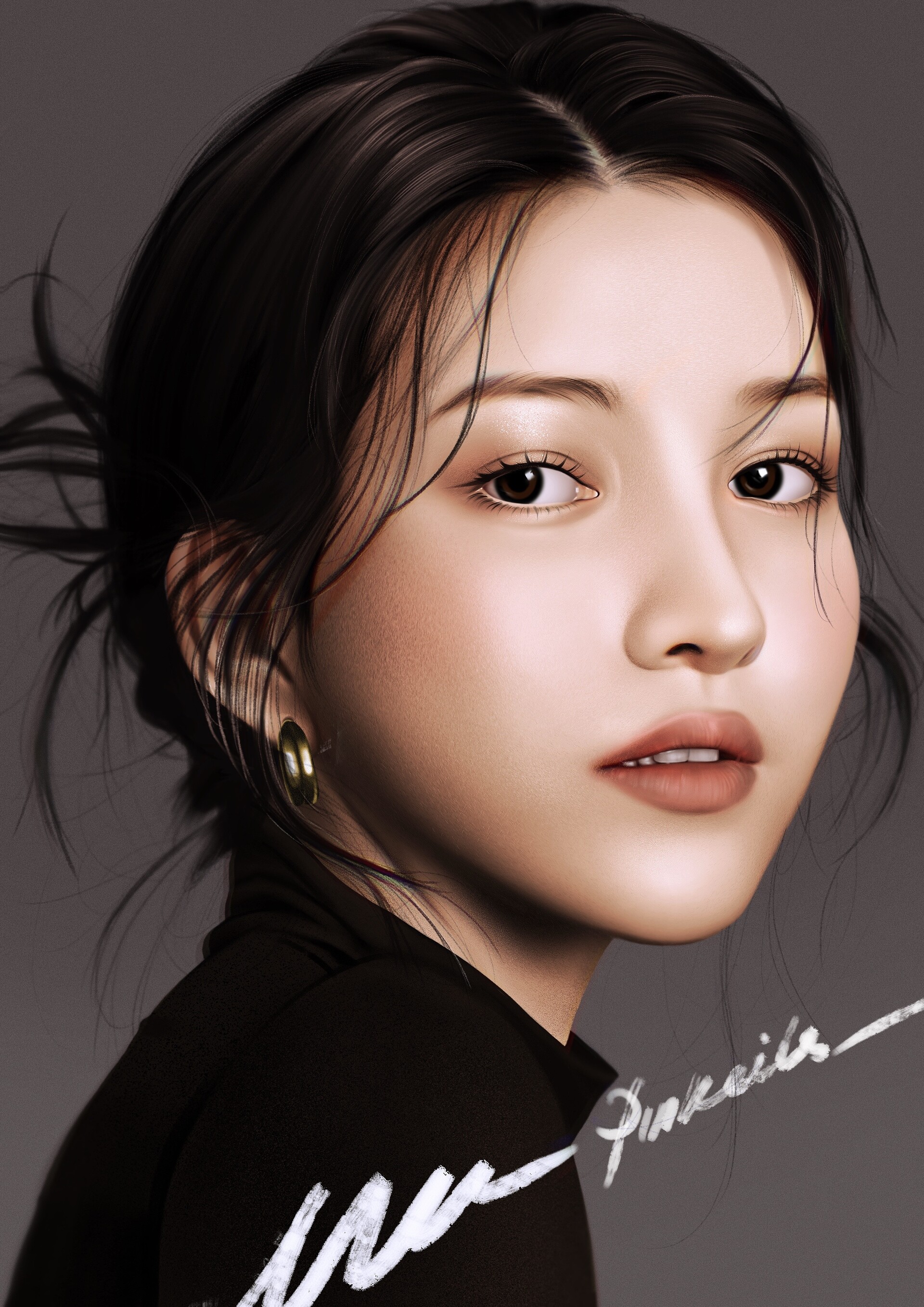 ArtStation - Thankyou GFRIEND - Potrait Illustration