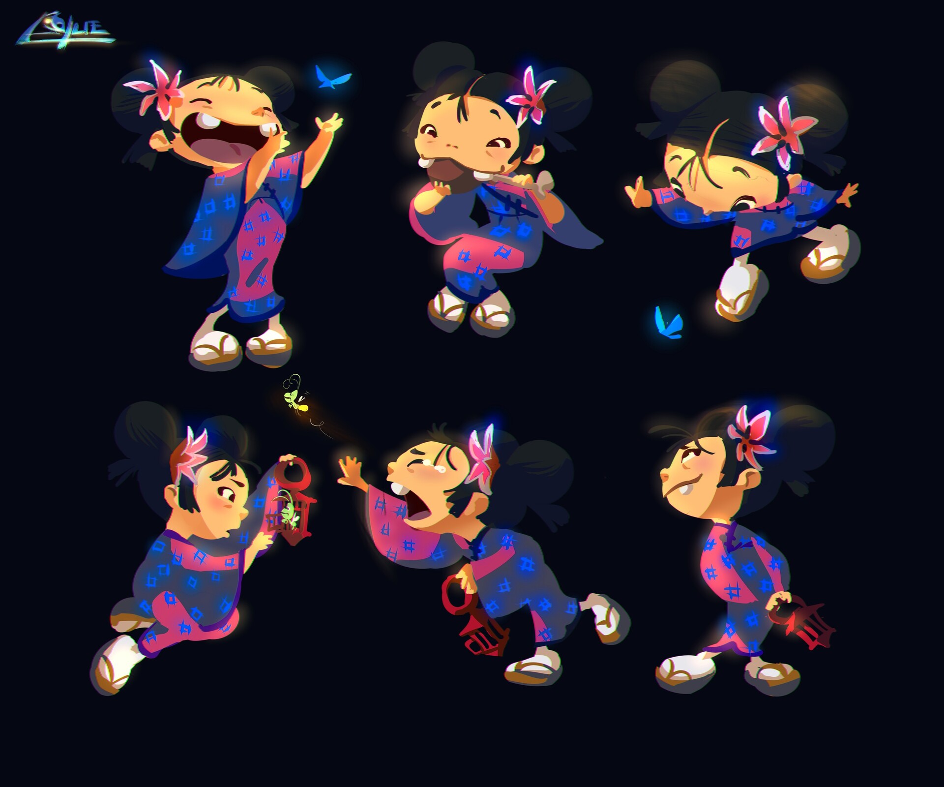 ArtStation - "Blue"- character design