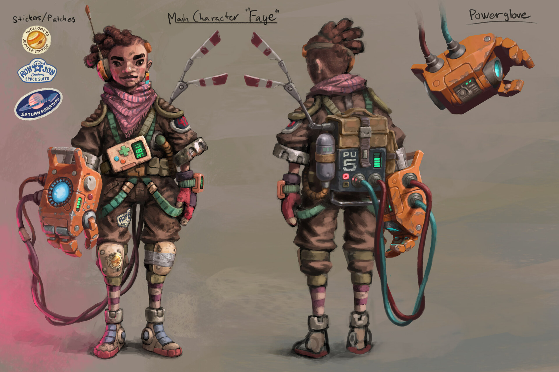 Tobias Nilsson - Main Character, Faye - The Gunk