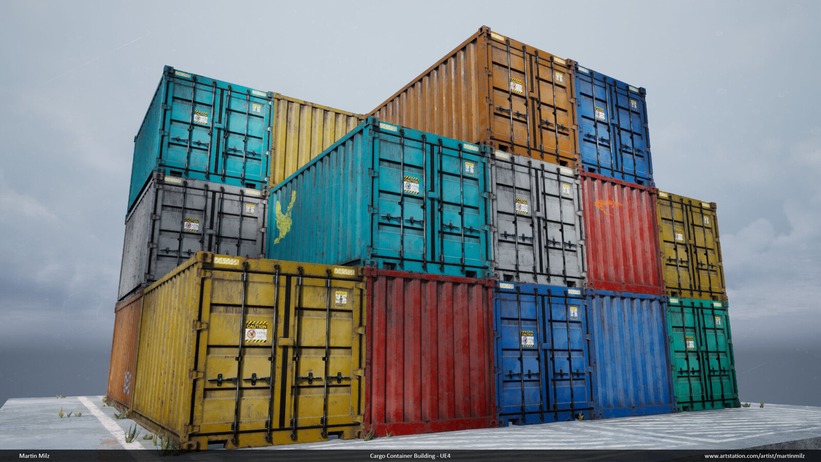 Martin Milz - Cargo Container Buildings - UE4