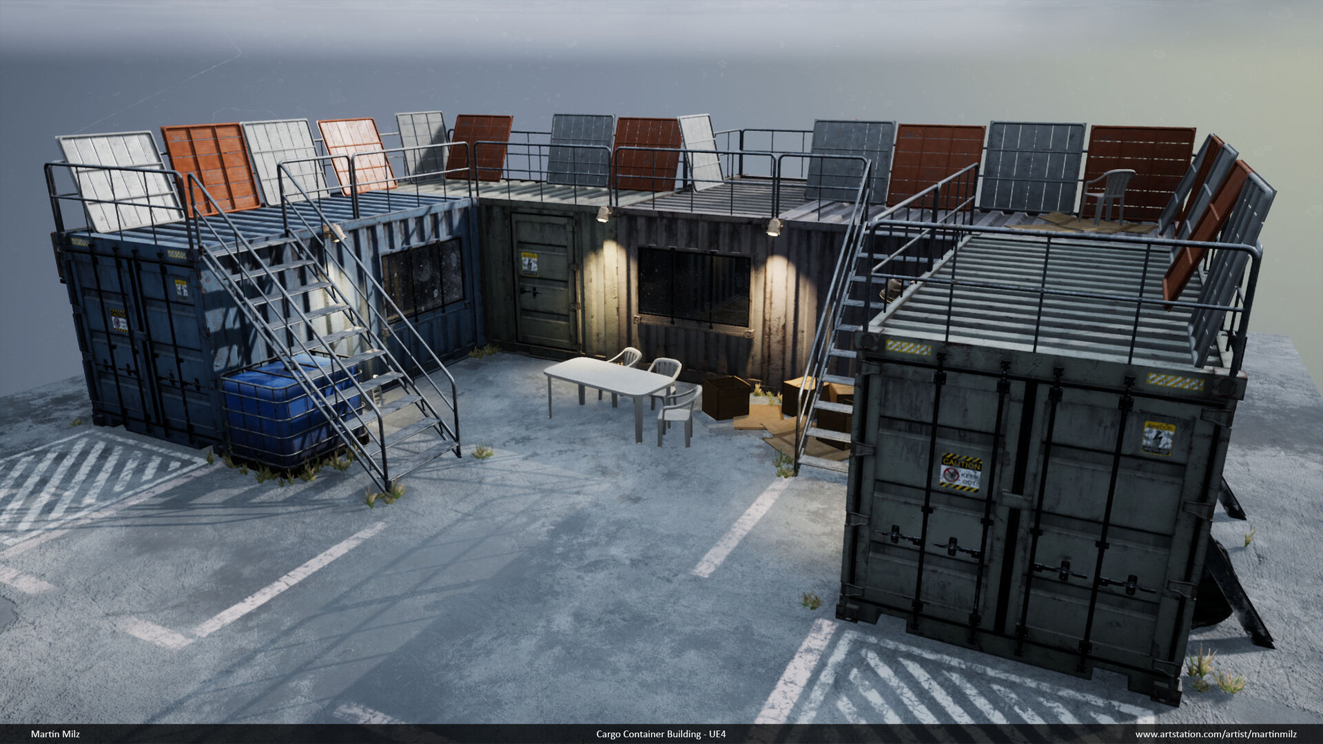 Martin Milz - Cargo Container Buildings - UE4