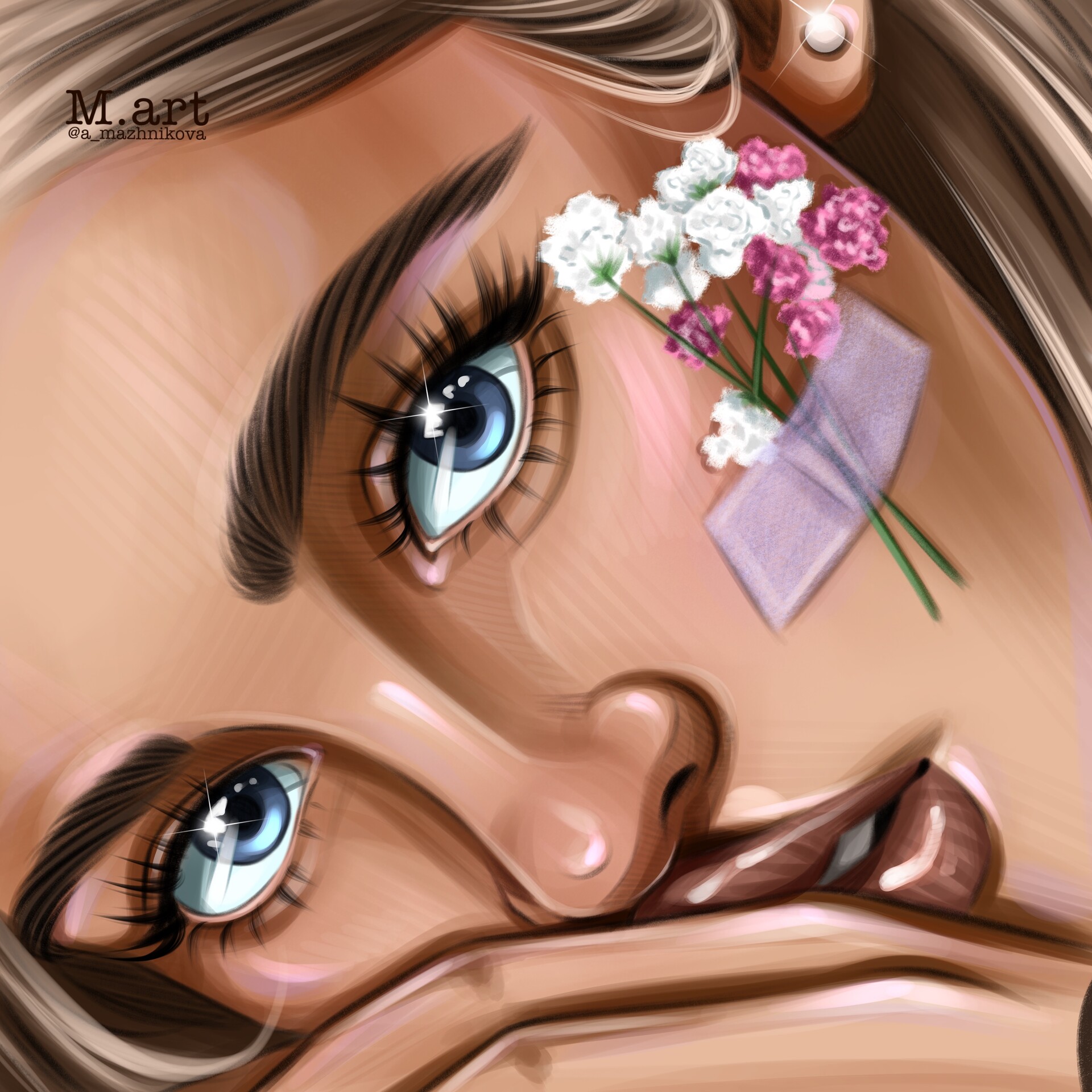 ArtStation - Spring face