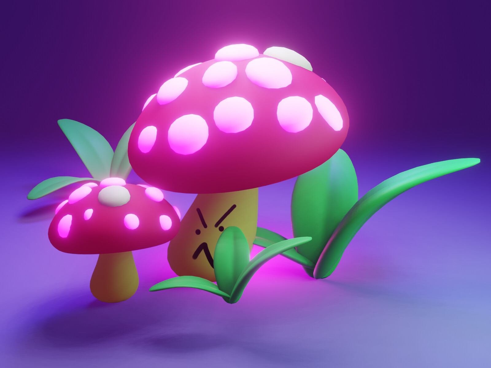 ArtStation - Angry mushroom