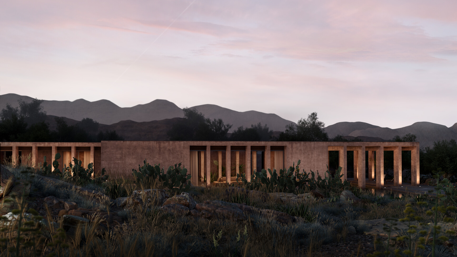 ArtStation - VILLA CHAMS - CARL GERGES ARCHITECTS