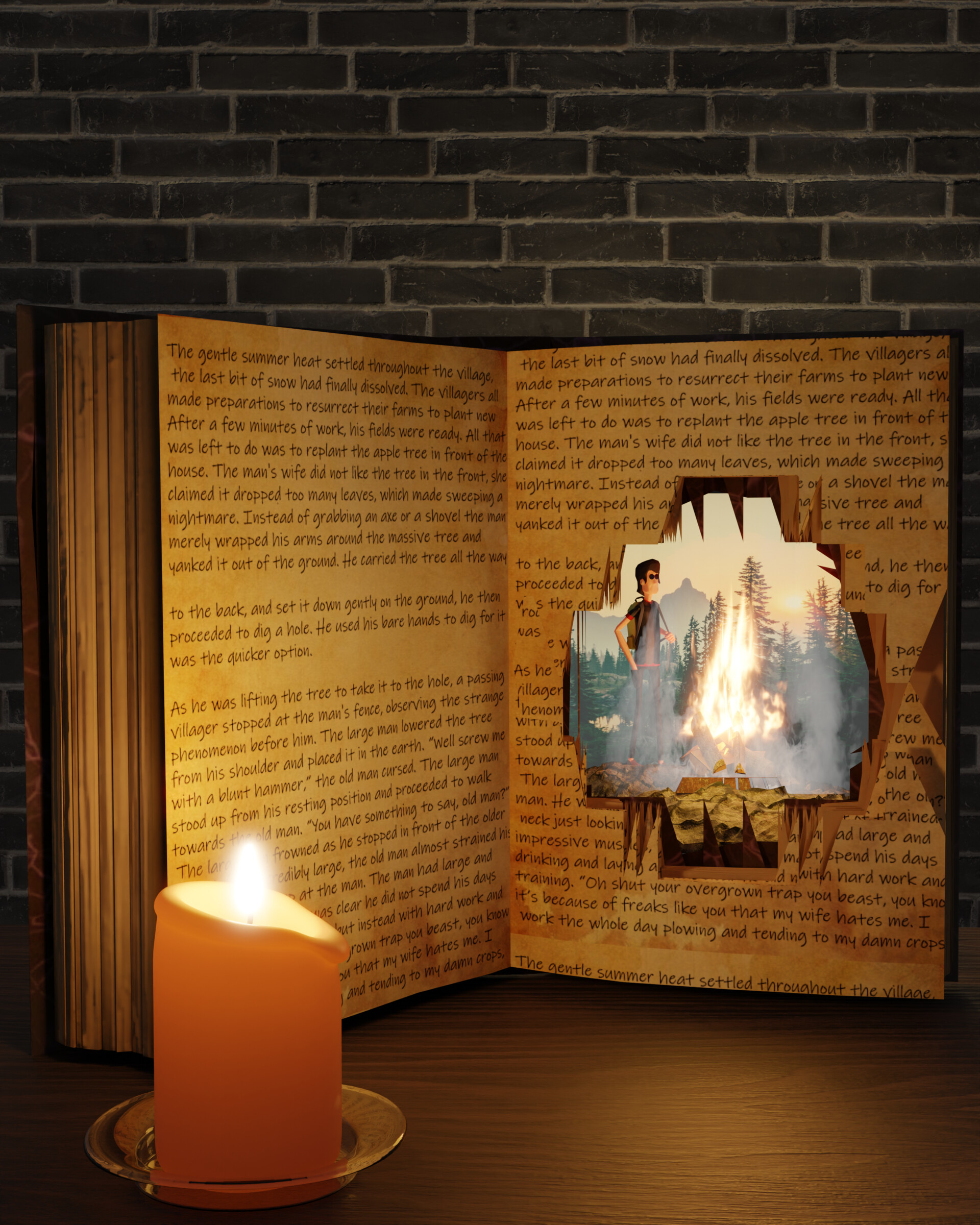 ArtStation - Book world