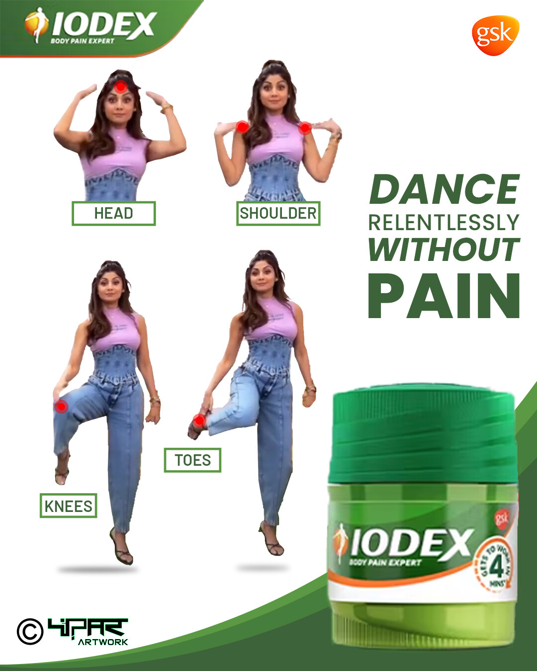 Iodex New Concept Print Ad by Parth Nagzarkar — ProUser.Me