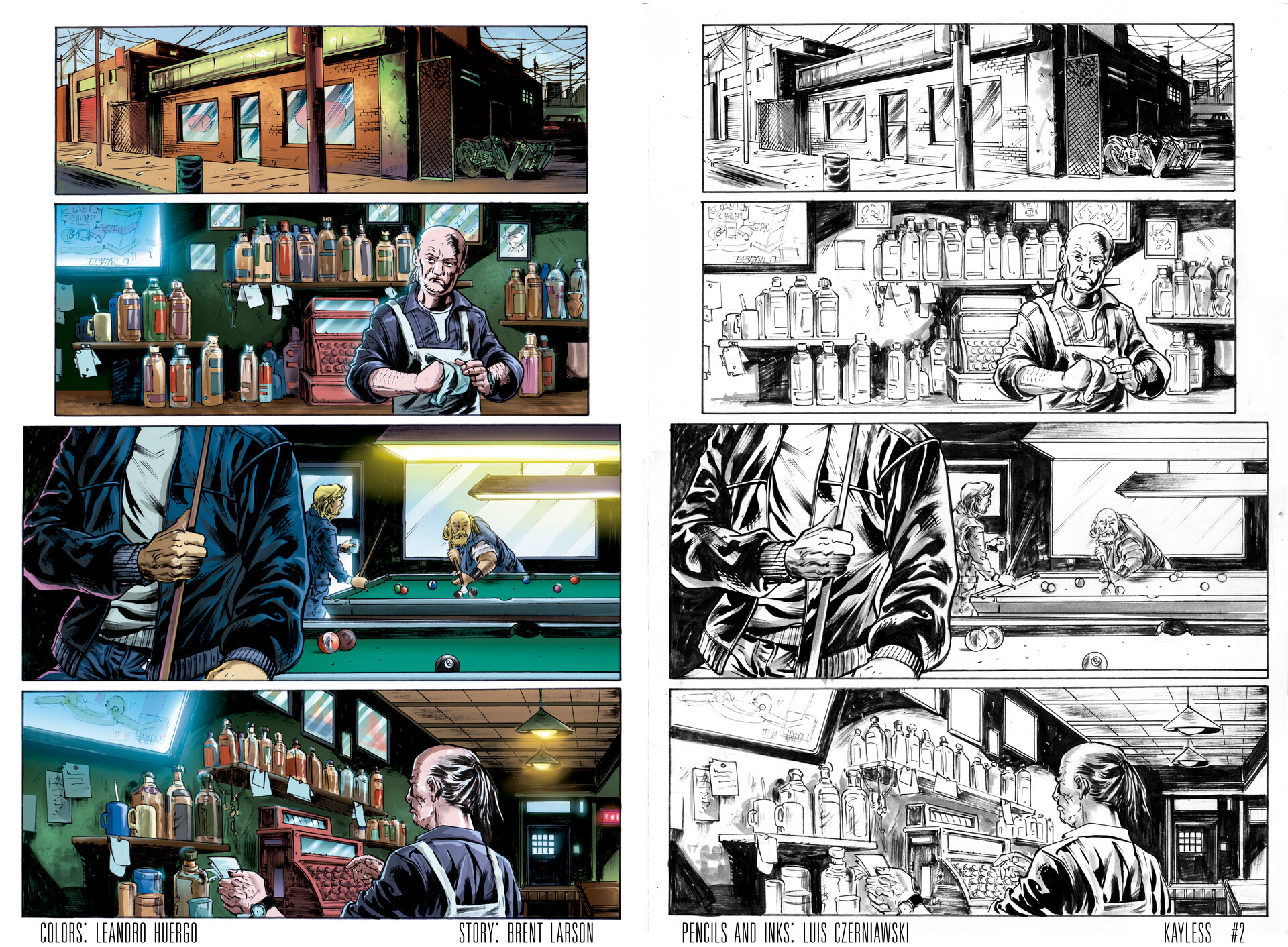 ArtStation - kayless #2 colors. Pencils and inks : Luis Cserniawski