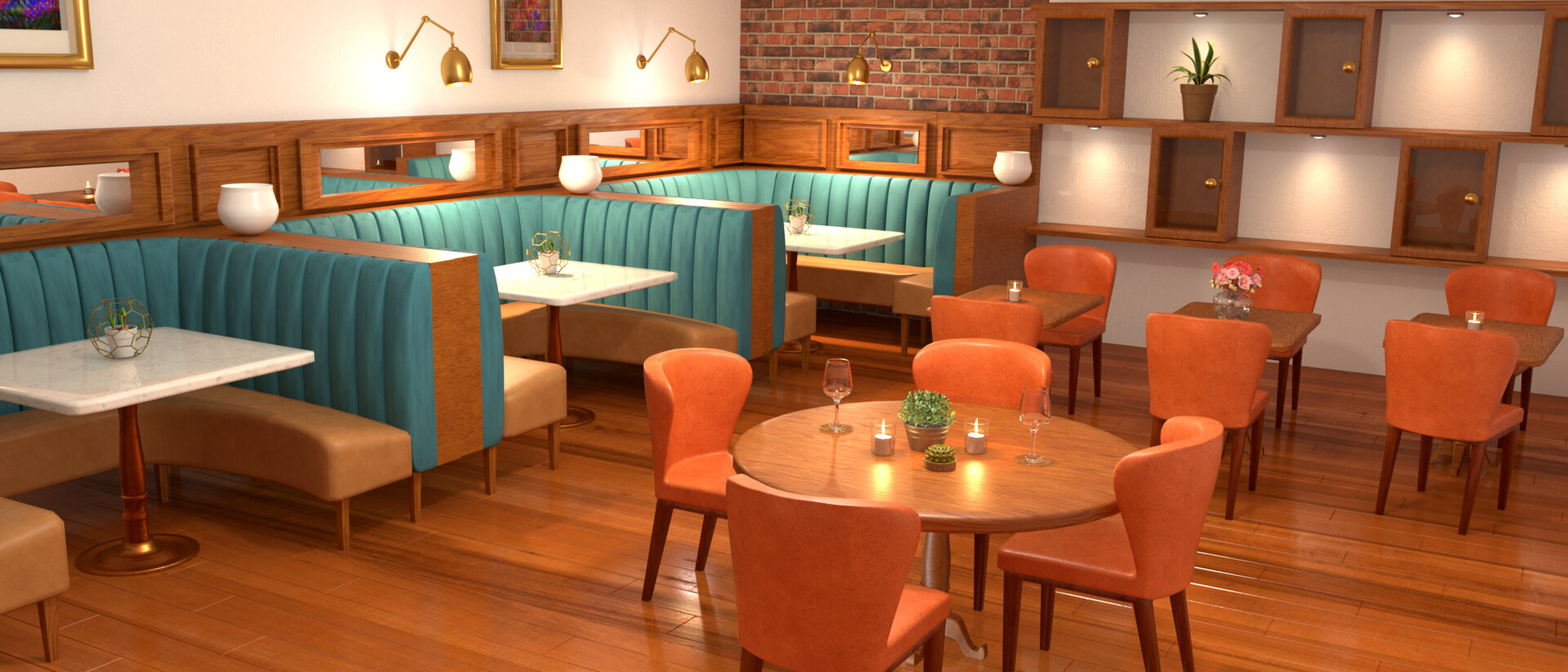 ArtStation - 3D Restaurant