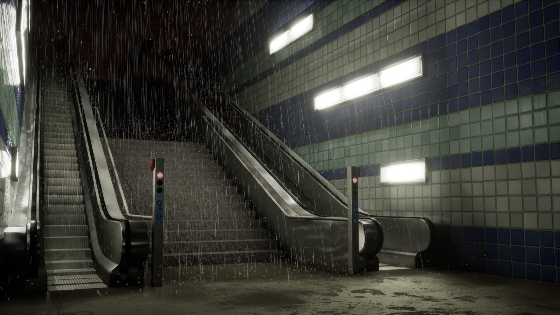 ArtStation - Subway At Night