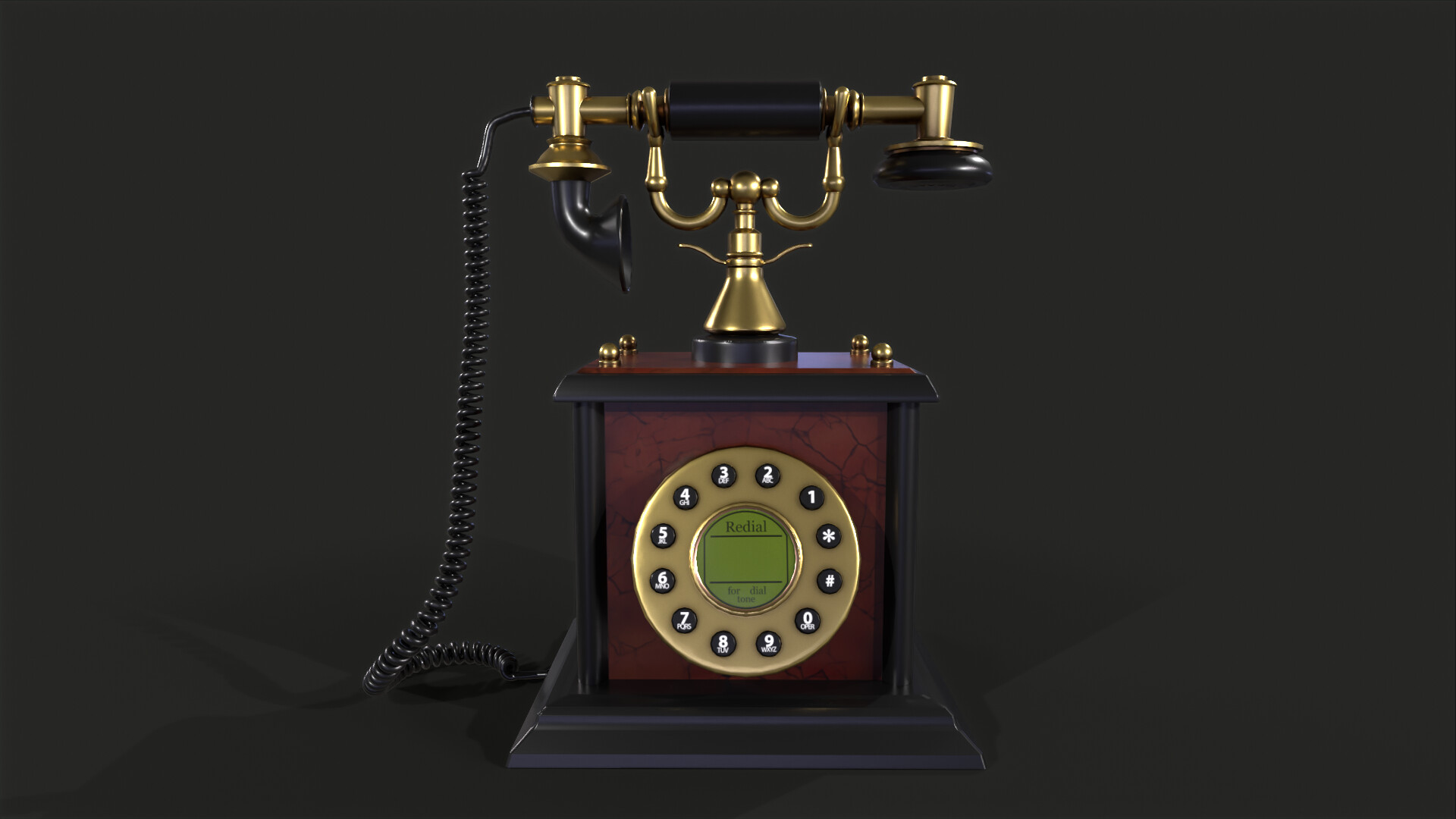 ArtStation - Retro telephone