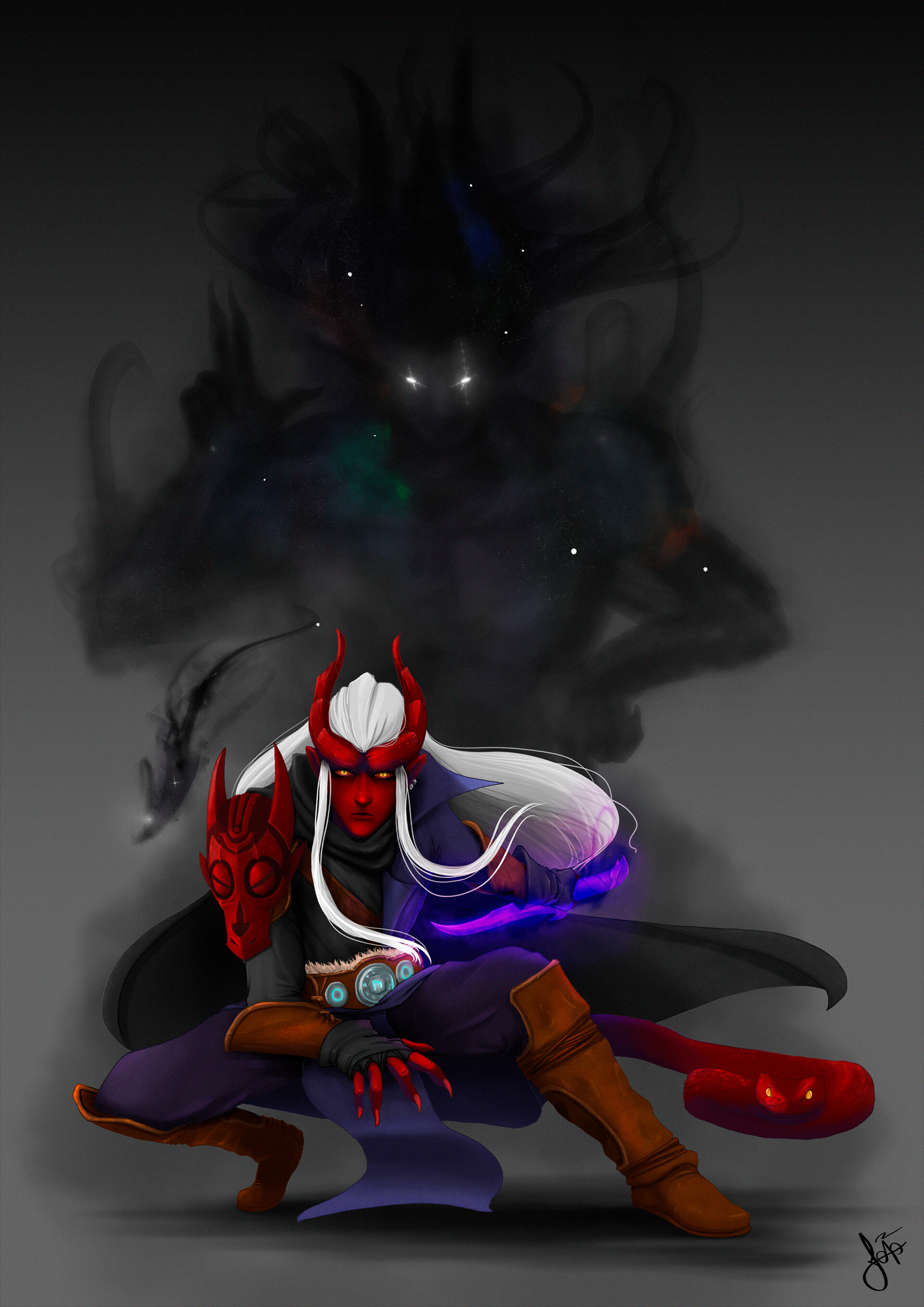 ArtStation - Lor'theron, the Tiefling Rogue