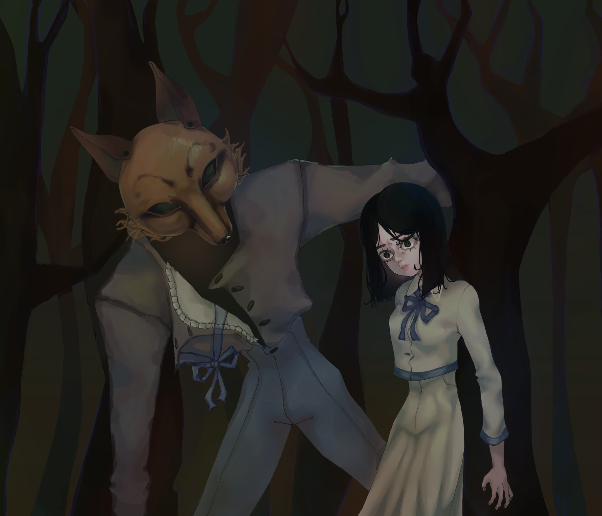 ArtStation - Alice and Fox