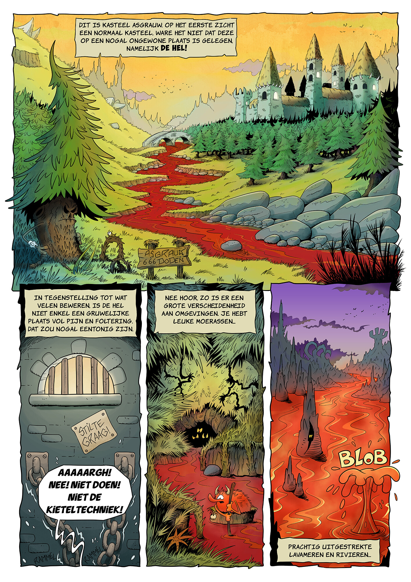 ArtStation - Devils comic page 1