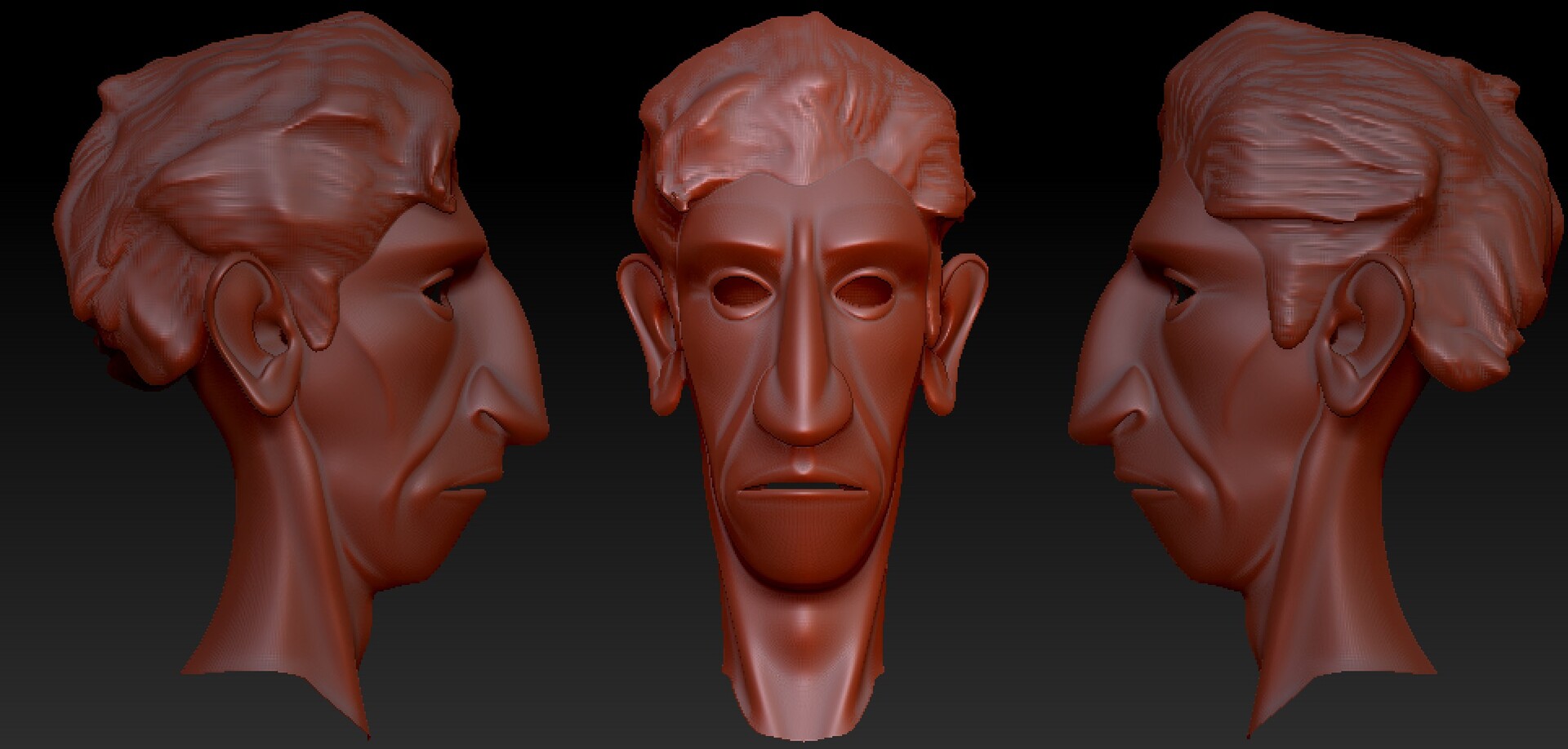 Dalton Morris - Face and Hair Study