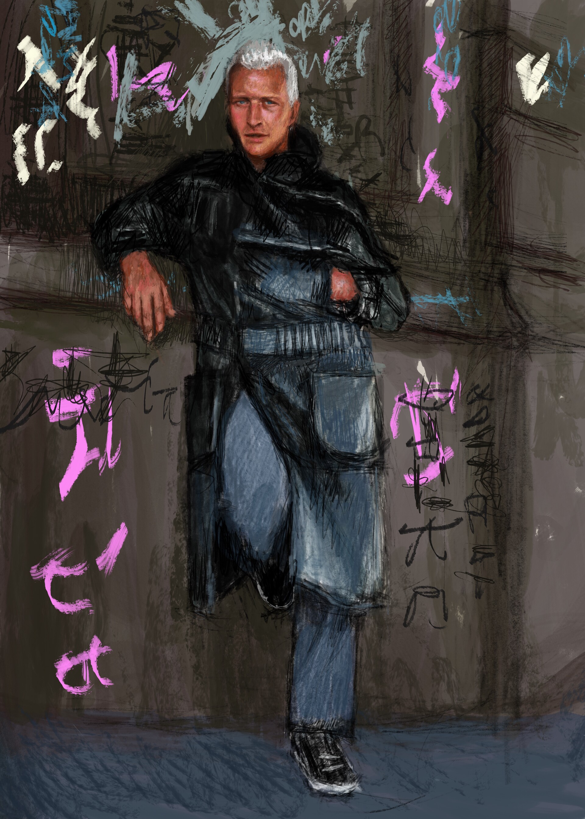 ArtStation - Roy Batty study